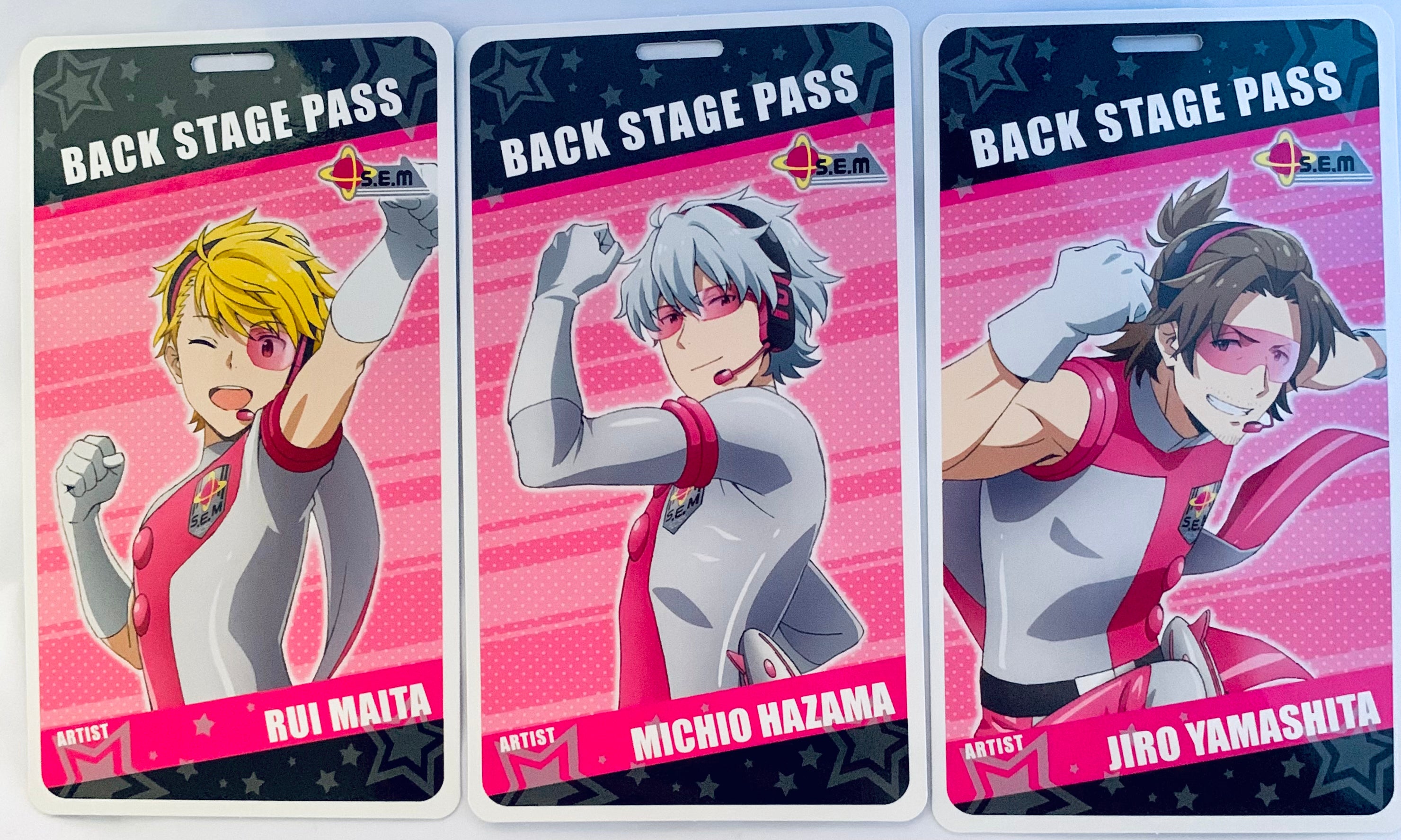 THE IDOLM@STER SideM - S.E.M. - Back Stage Pass Style Card Set - Blu-r – Cuchiwaii