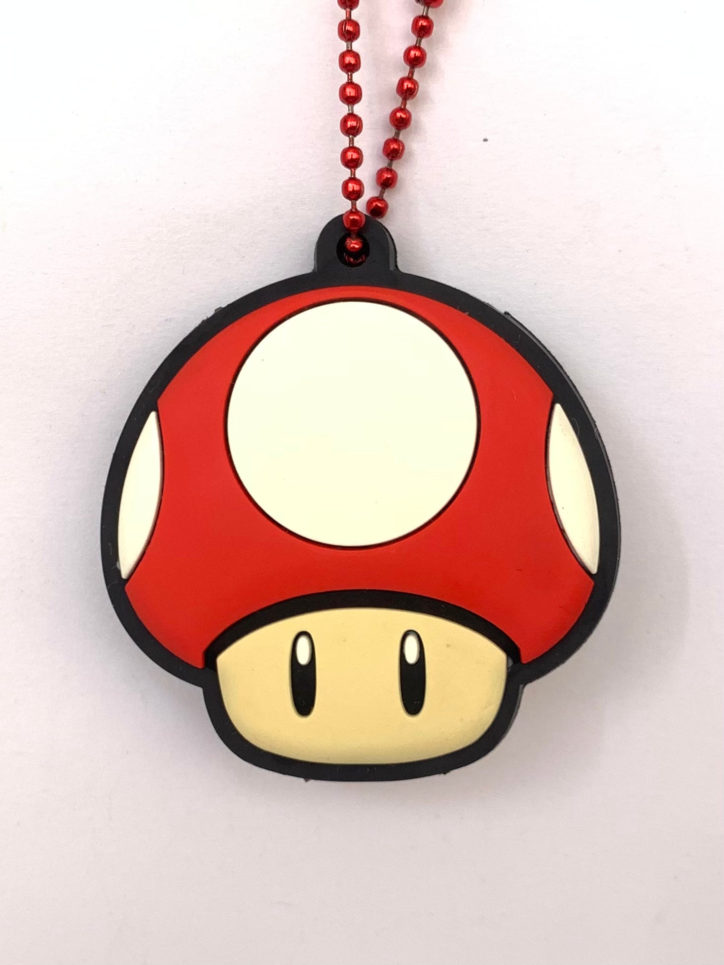 Super Mario - Super Mushroom / 1UP - USJ Rubber Key Cover - Key Cap - – Cuchiwaii