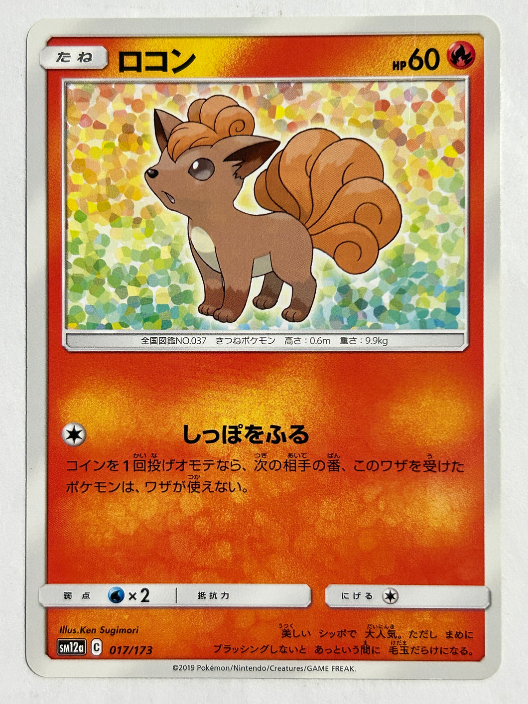 Pokémon TCG - Vulpix - SM12a 017/173 – Cuchiwaii