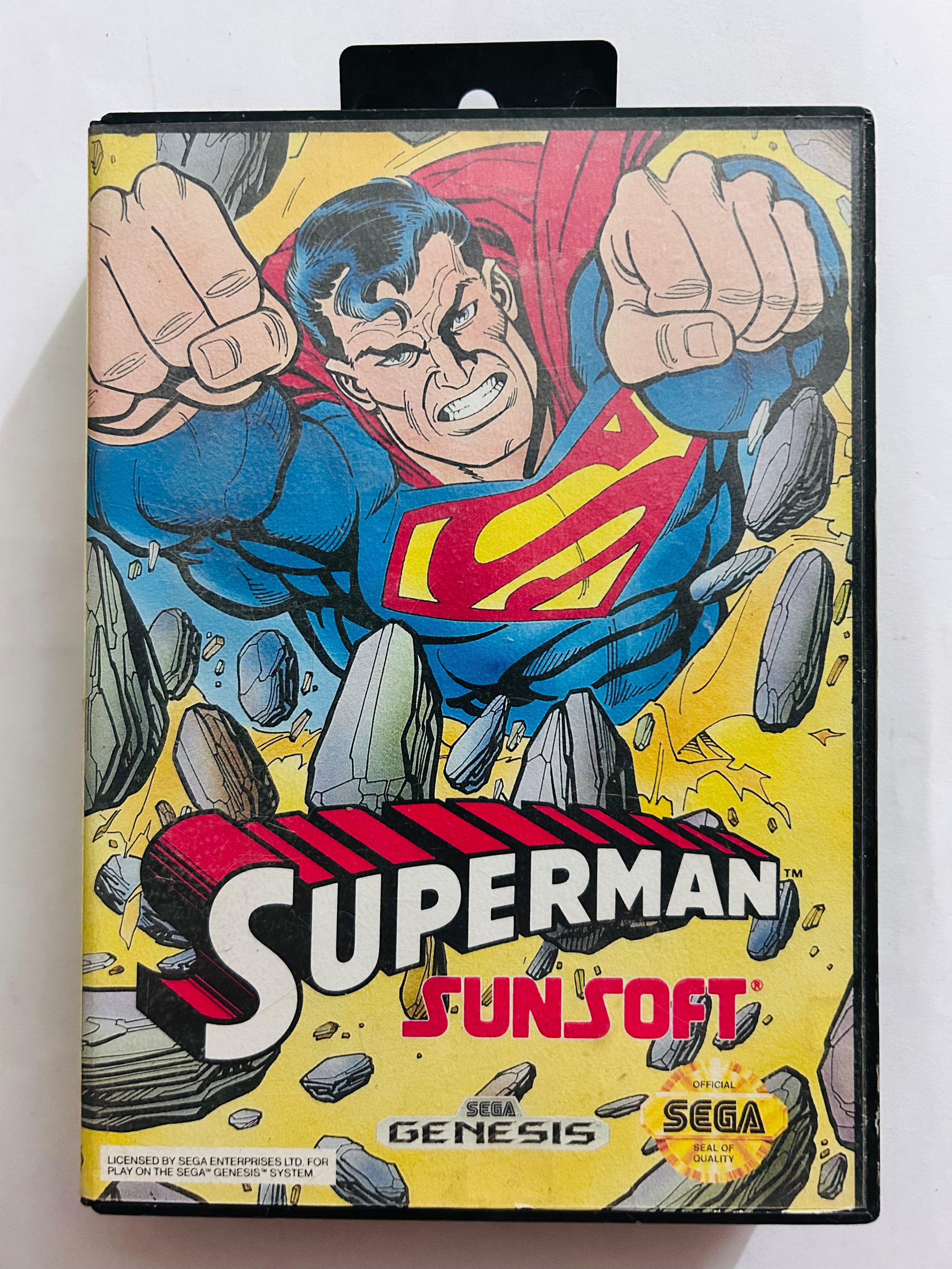 Superman - Sega Genesis - NTSC - Boxed (T-15036) – Cuchiwaii