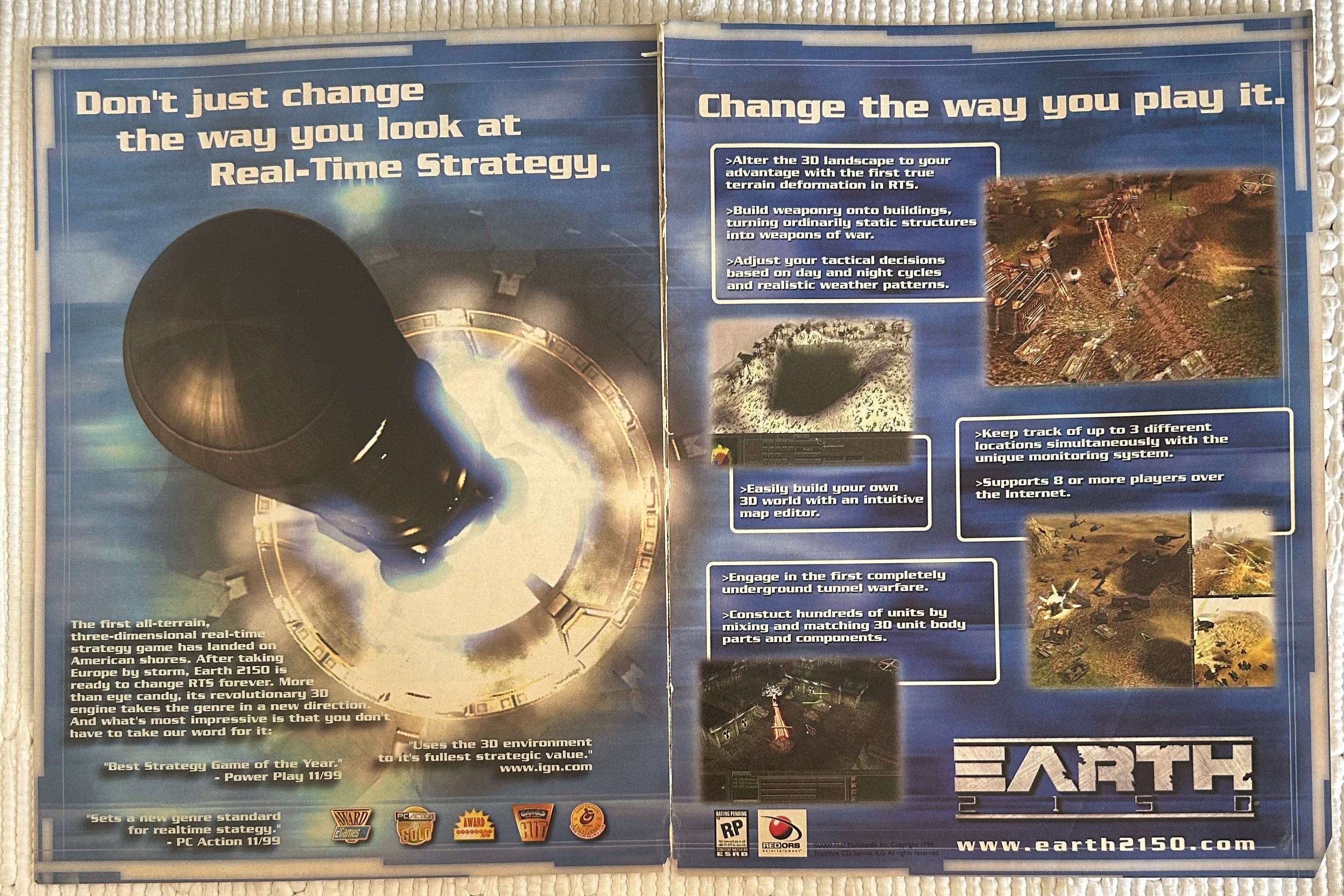 Earth 2150 - PC - Print Ads - A3 Poster – Cuchiwaii