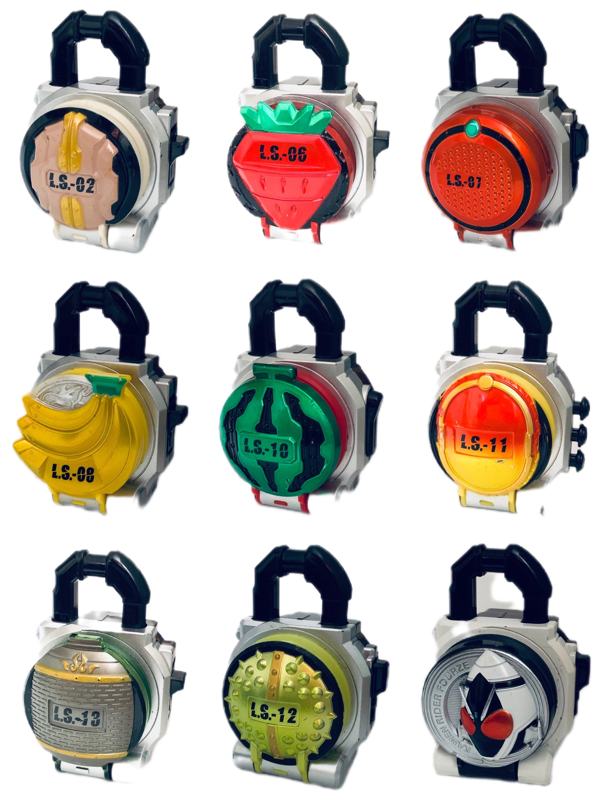 Kamen Rider Gaim - Energy Lockseed - Set of 9 – Cuchiwaii