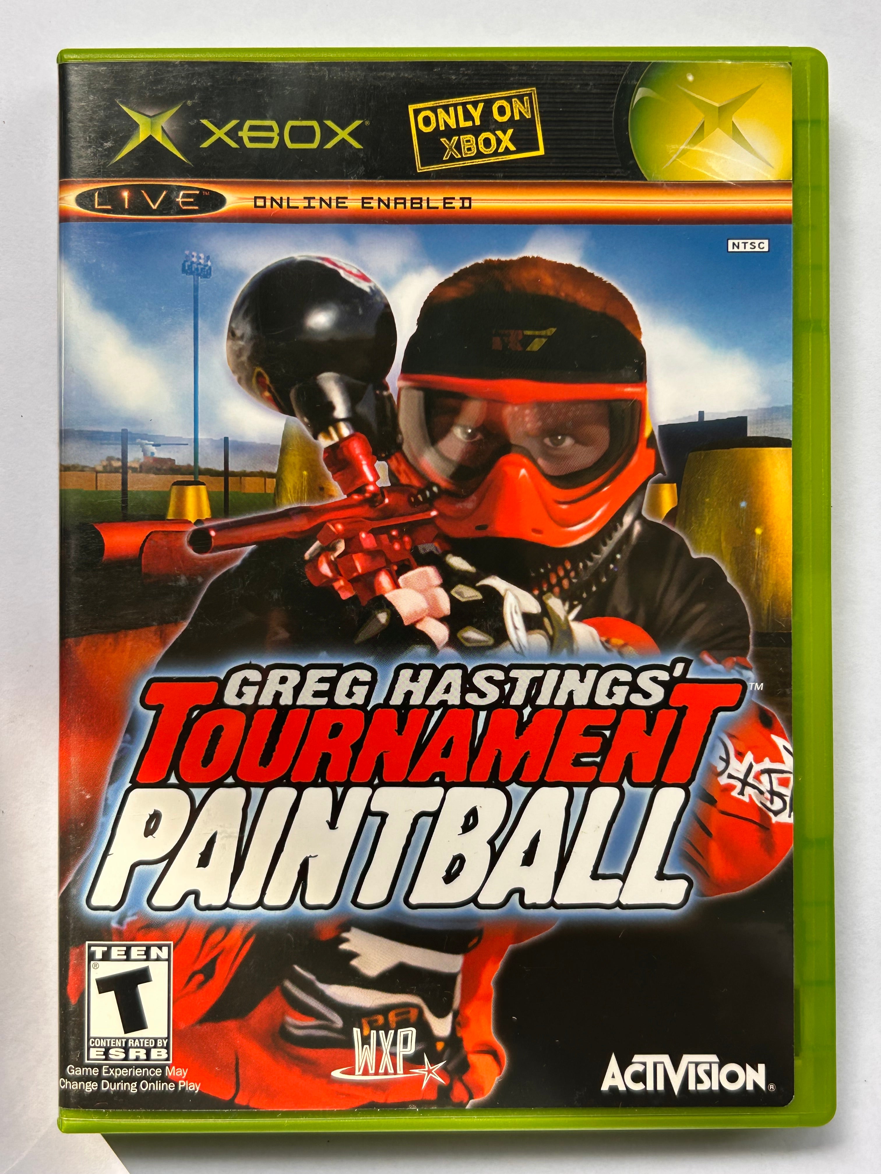 Greg Hastings' Tournament Paintball - Xbox Classic - NTSC - Box & Manu ...