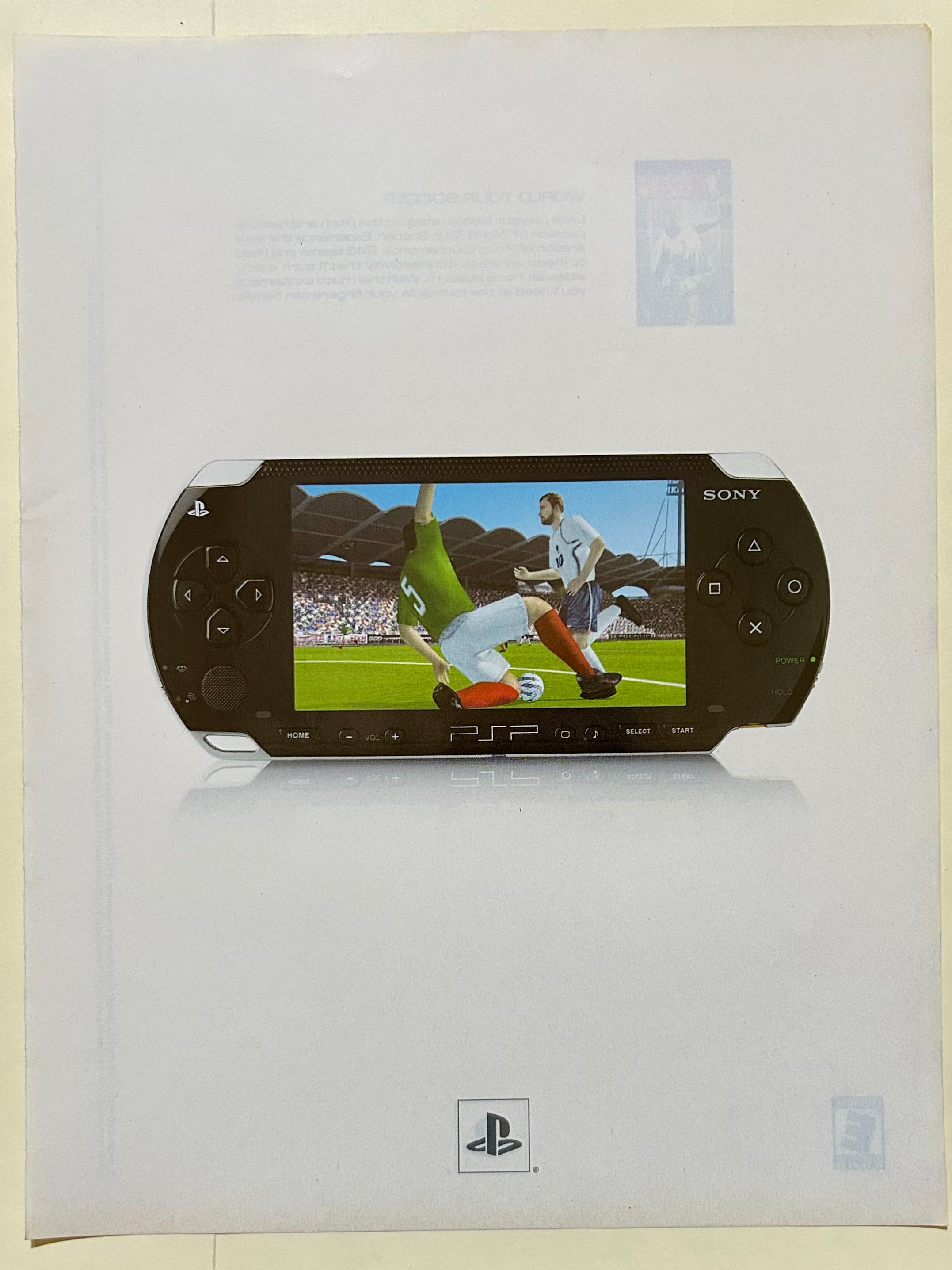 World Tour Soccer - PSP - Original Vintage Advertisement - Print Ads ...
