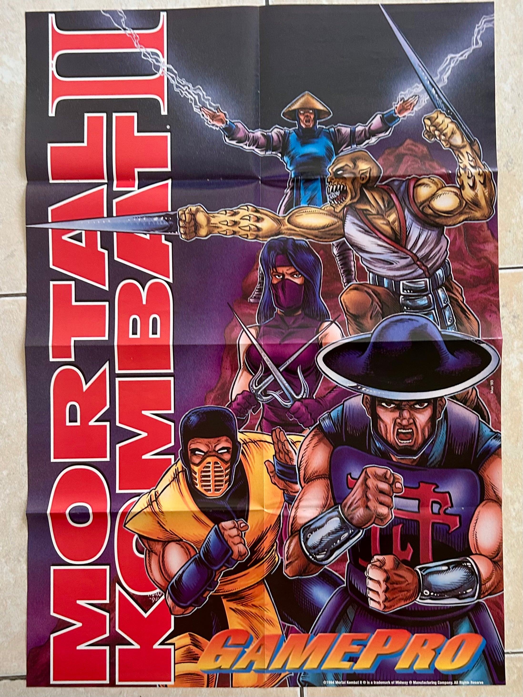 Mortal Kombat II - Vintage Poster – Cuchiwaii