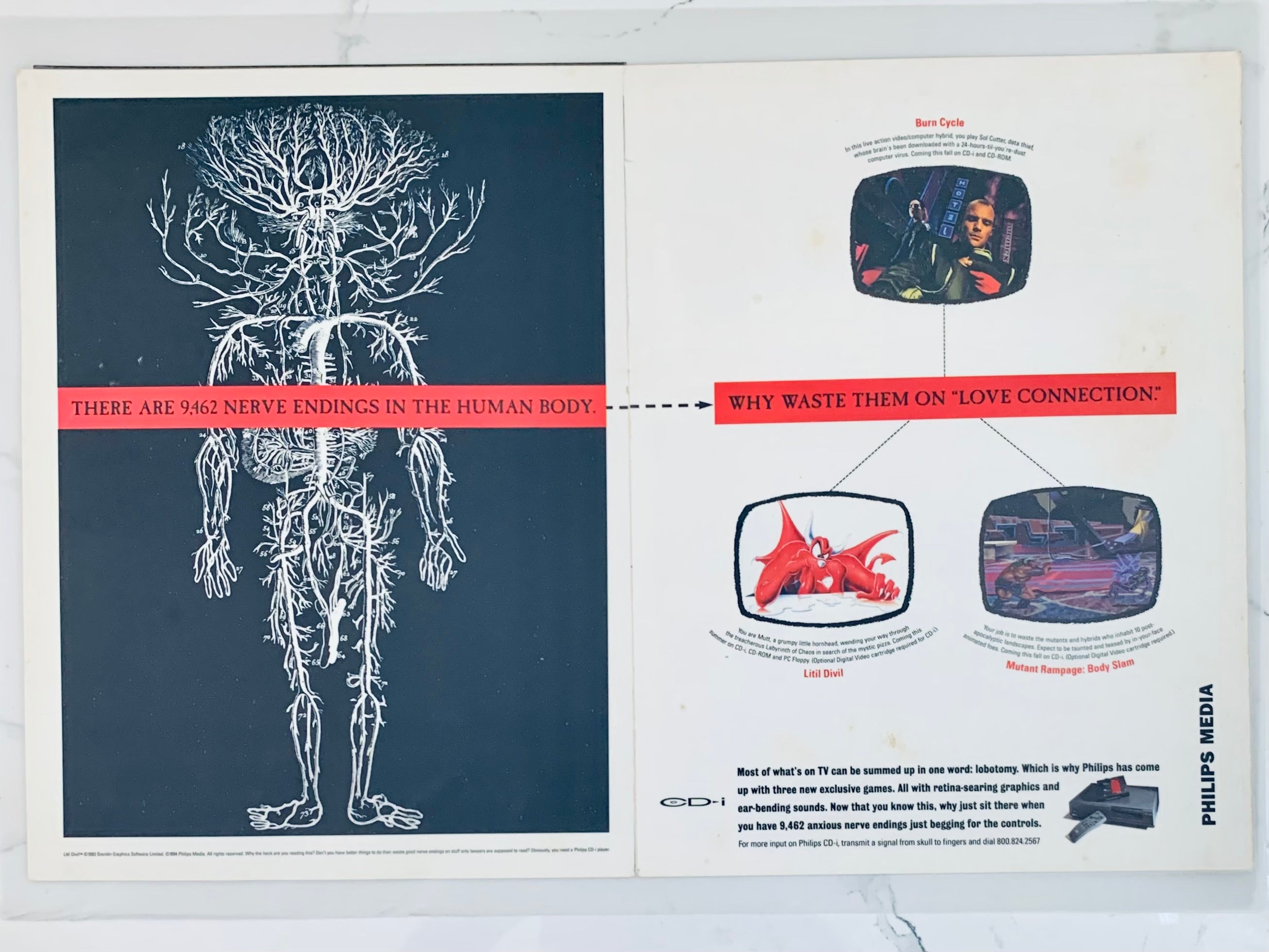Philips CD-i Games - Original Vintage Advertisement - Print Ads - Lami ...
