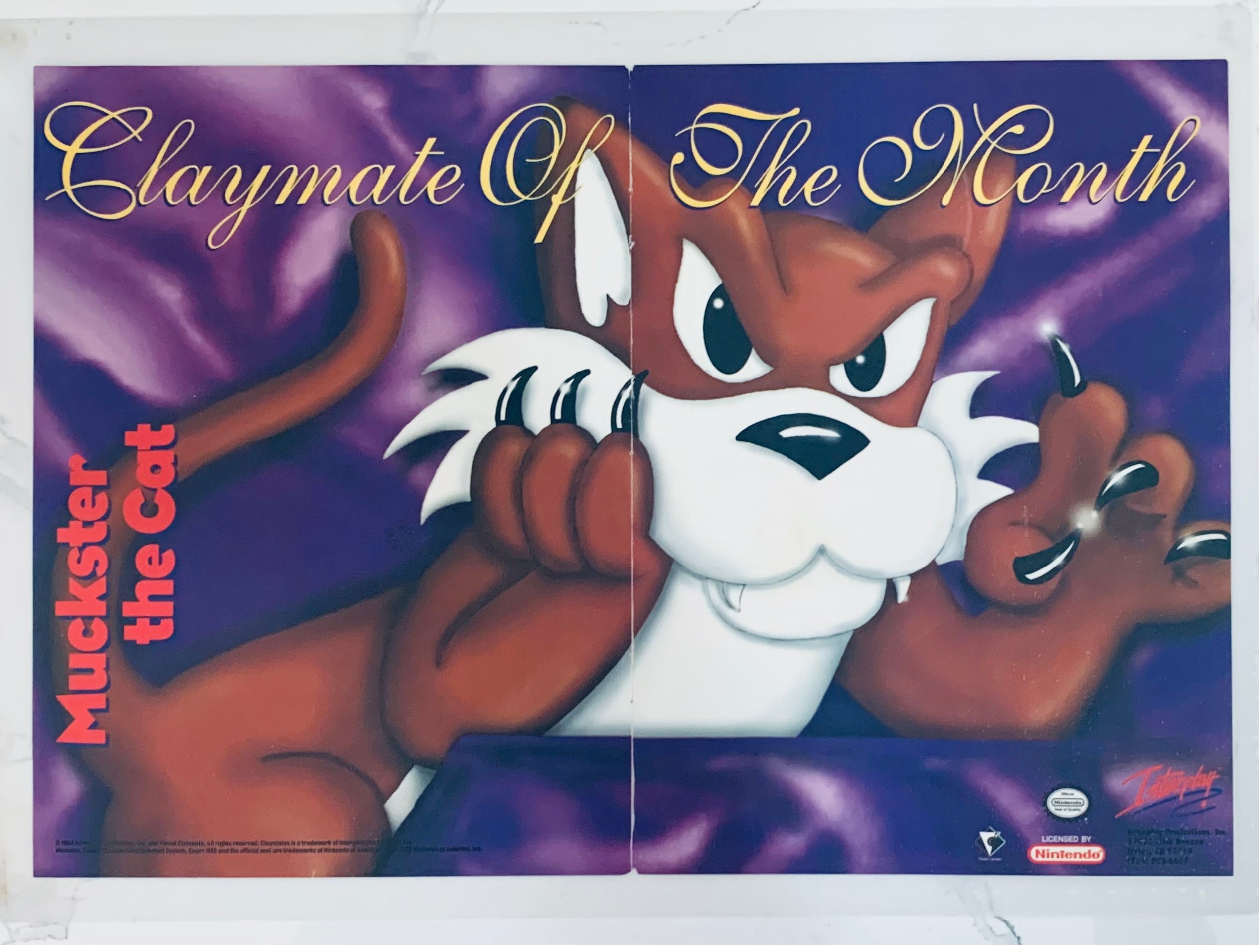 Claymates - SNES - Original Vintage Advertisement - Print Ads - Lamina ...