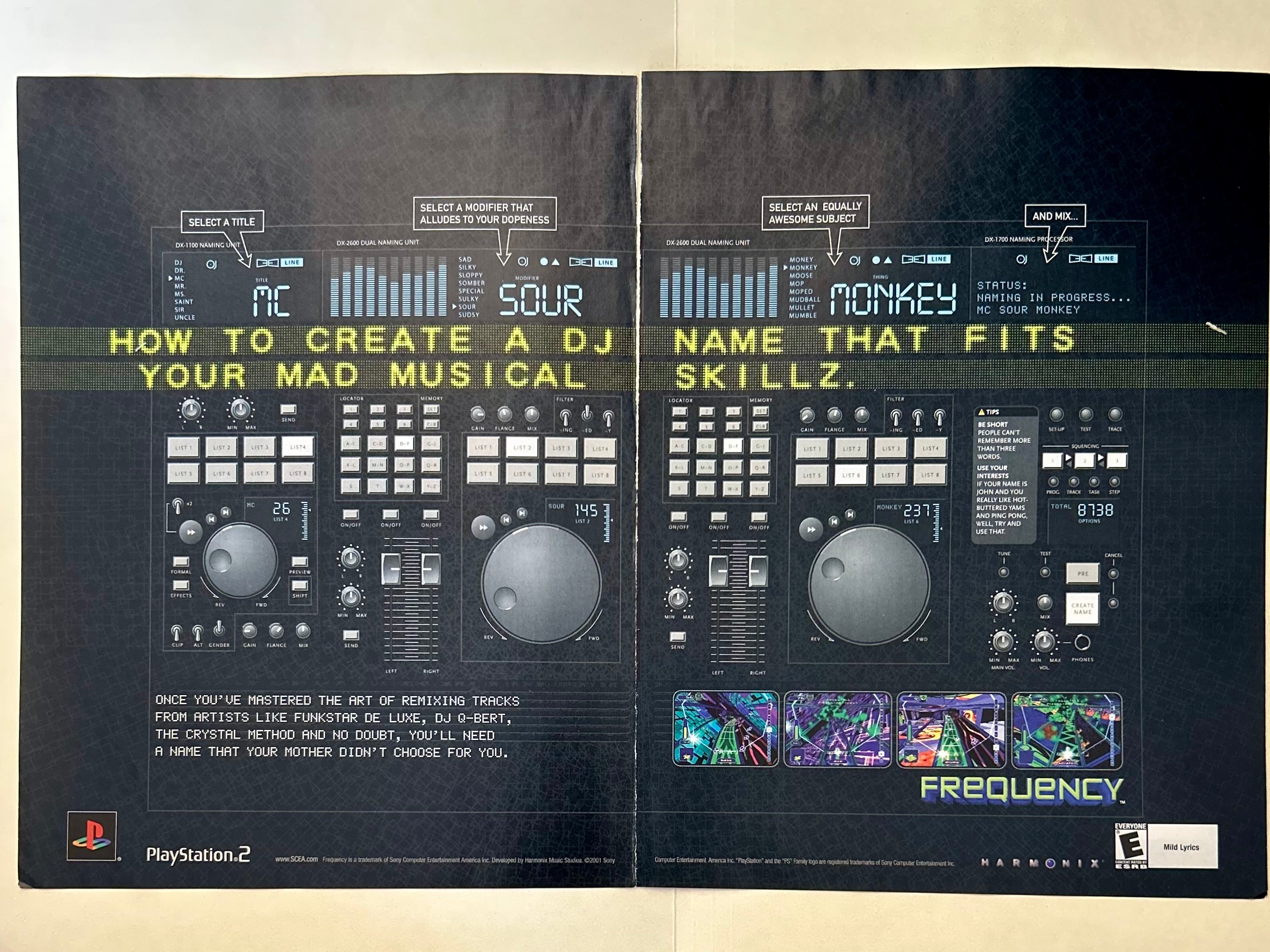 Frequency - PS2 - Original Vintage Advertisement - Print Ads - Laminat ...