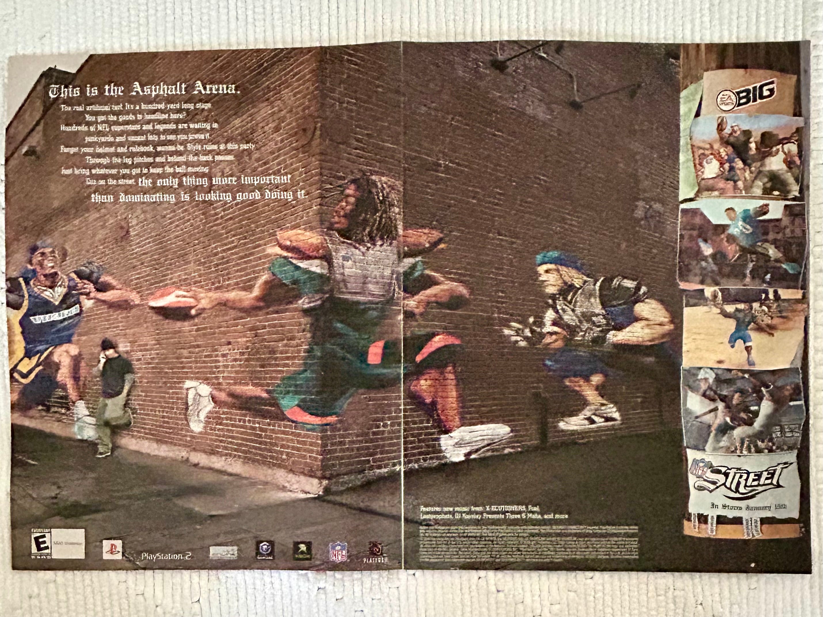 NFL Street - PS2 Xbox NGC - Original Vintage Advertisement - Print Ads ...