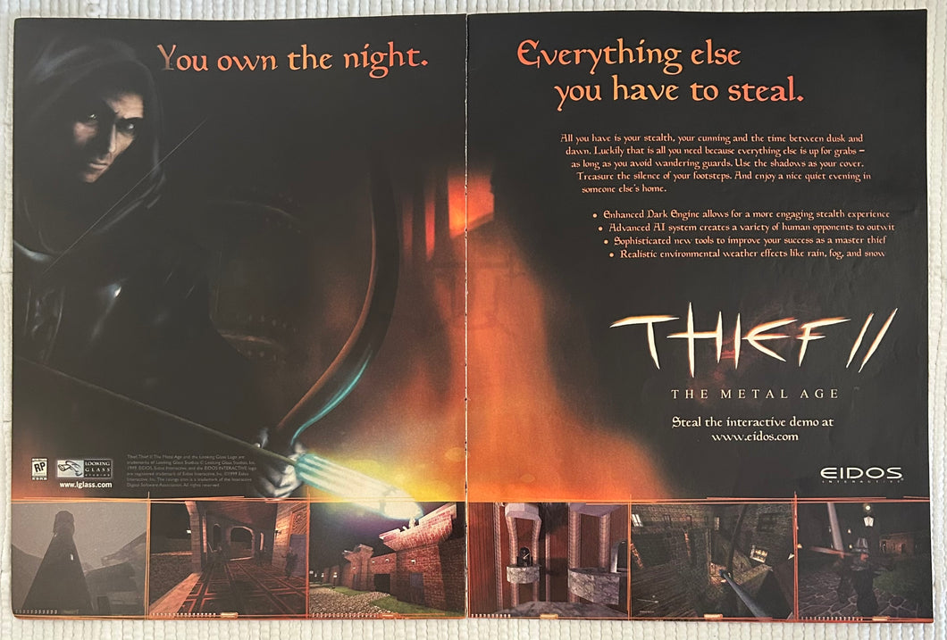 Thief II: The Metal Age - PC - Print Ads - A3 Poster – Cuchiwaii