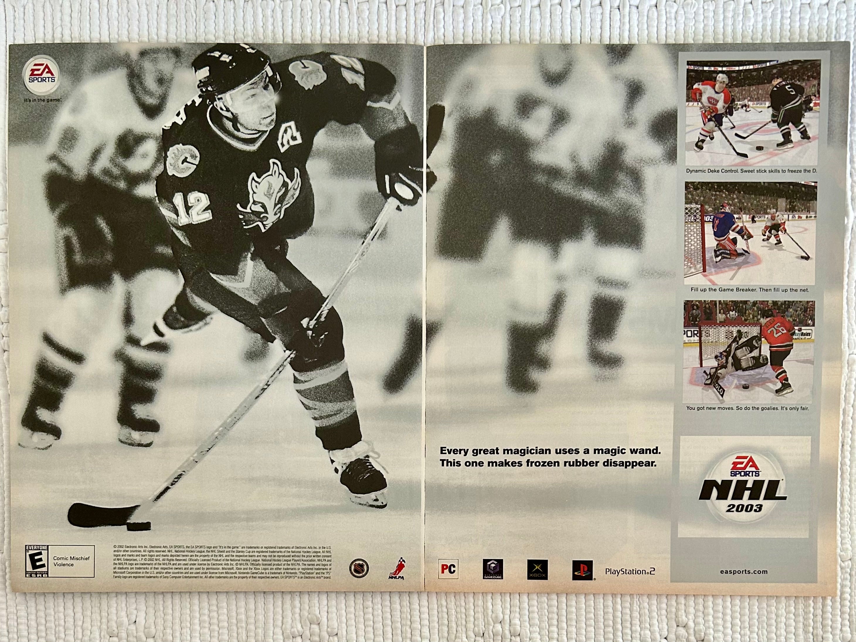 NHL 2003 - PS2 NGC Xbox PC - Original Vintage Advertisement - Print Ad ...