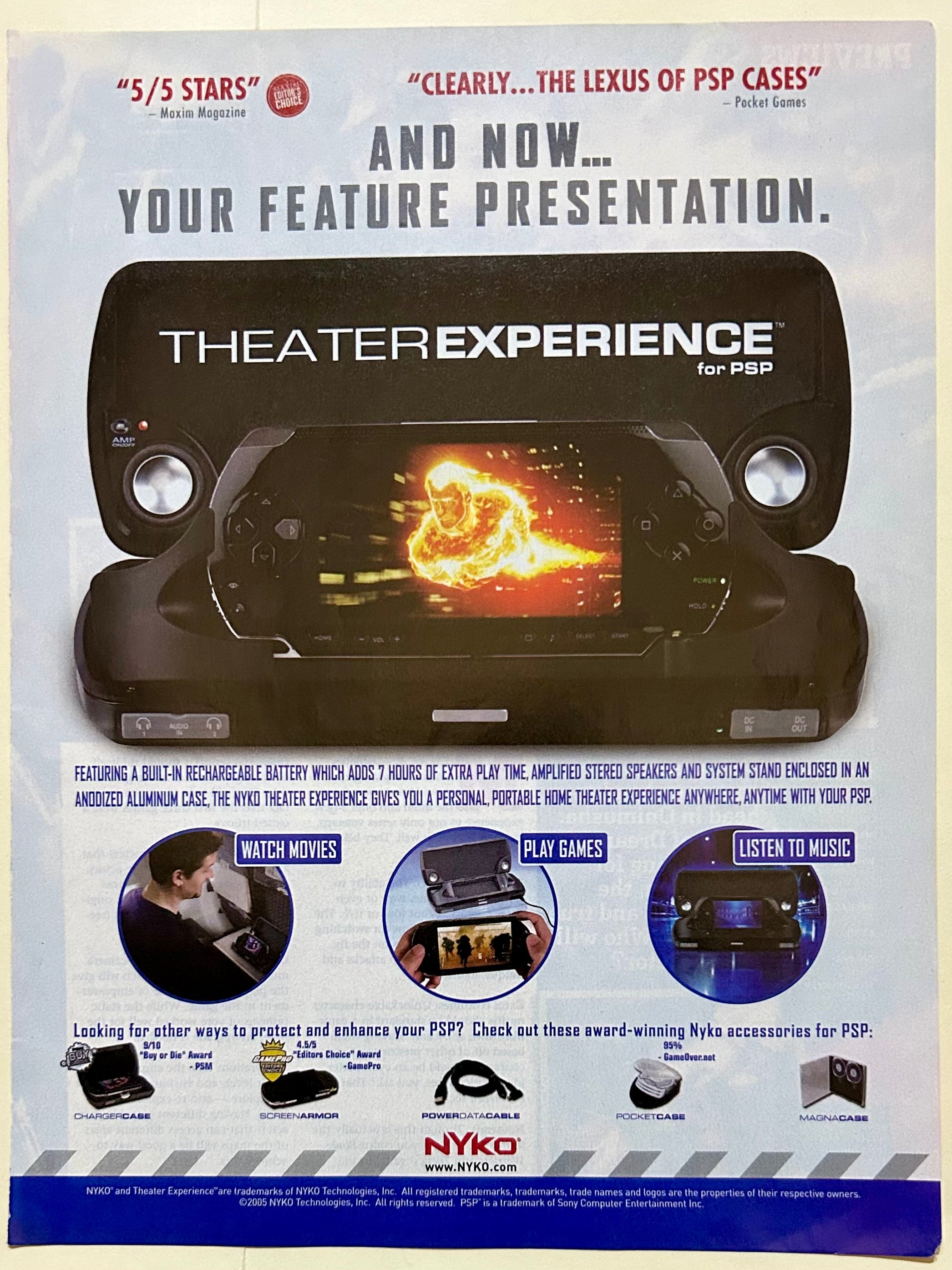 Nyko Accessories - PSP - Original Vintage Advertisement - Print Ads ...