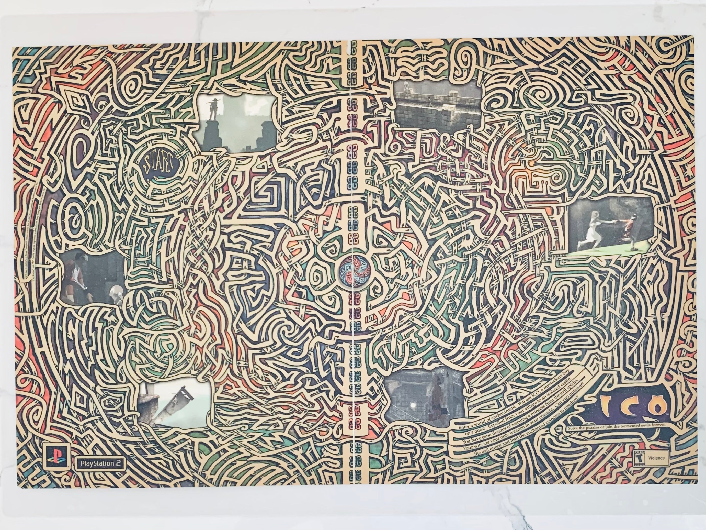 Ico - PS2 - Original Vintage Advertisement - Print Ads - Laminated A3 ...