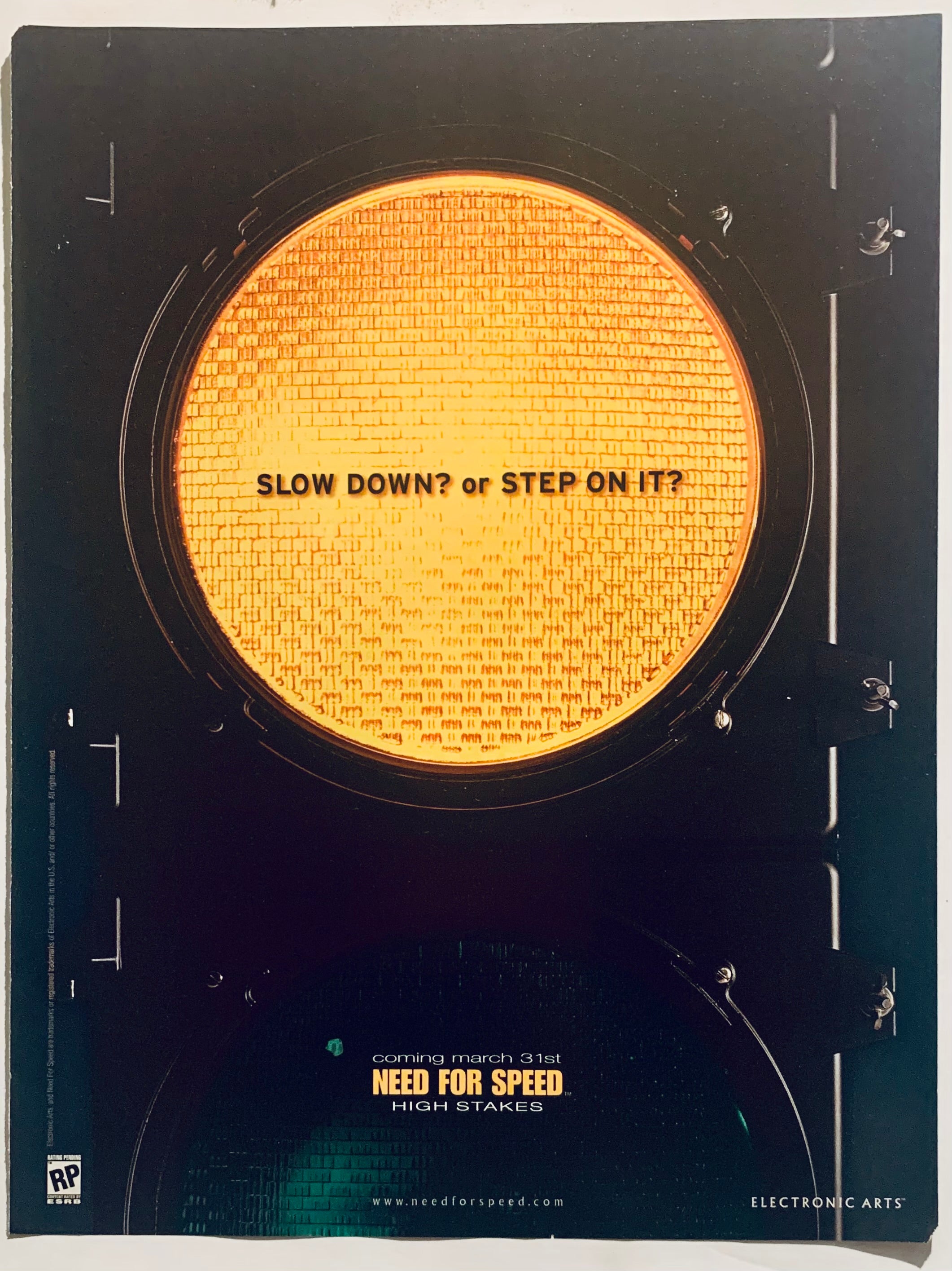 Need for Speed: High Stakes - PlayStation - Original Vintage Advertise ...