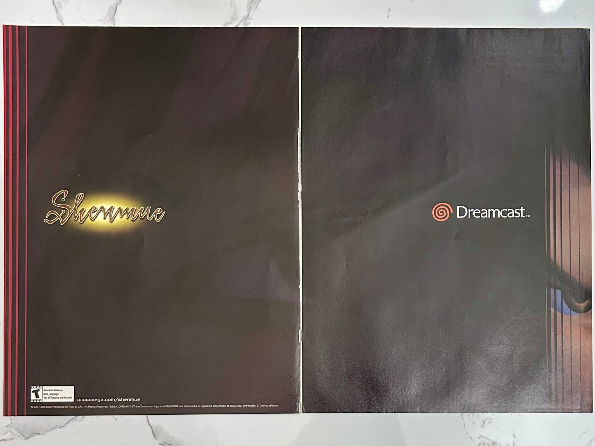 Shenmue - Dreamcast - Original Vintage Advertisement - Print Ads - Lam ...