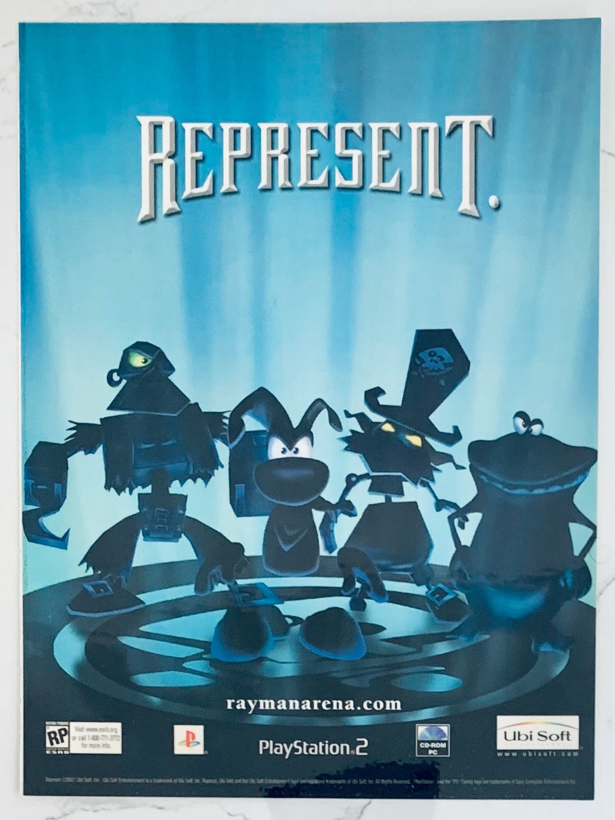 Rayman Arena - PS2 - Original Vintage Advertisement - Print Ads - Lami ...