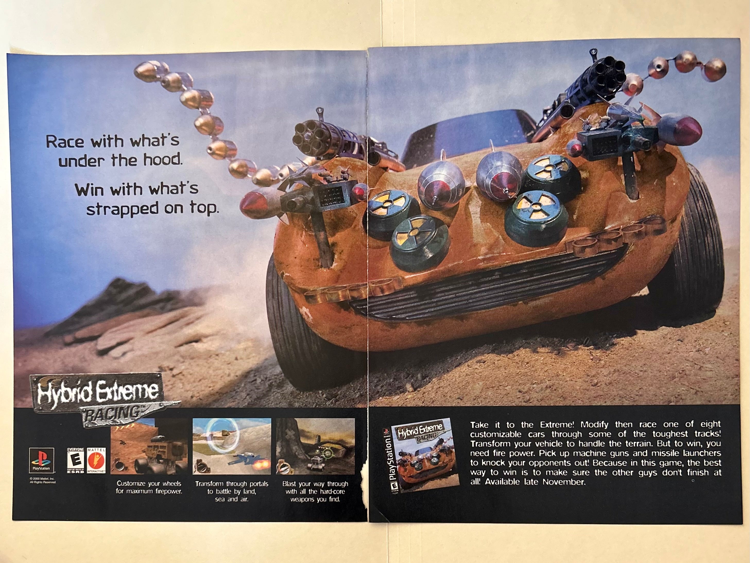 Hybrid Extreme Racing - PlayStation - Original Vintage Advertisement ...