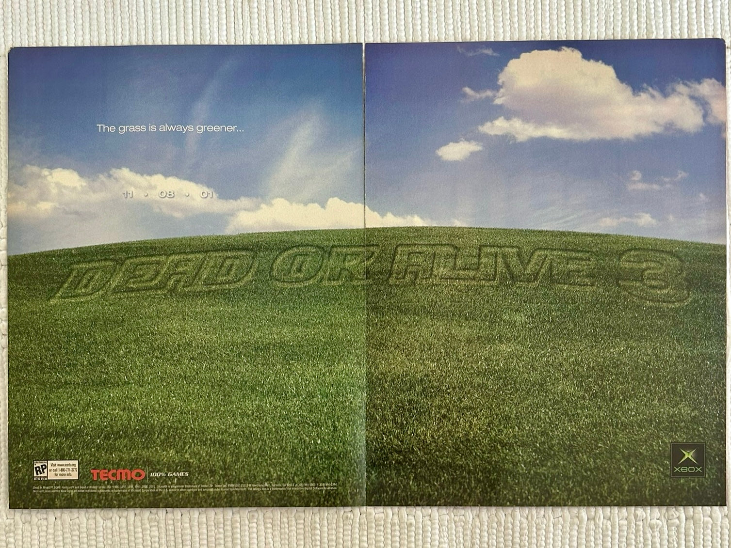 Dead or Alive 3 - Xbox - Original Vintage Advertisement - Print Ads ...