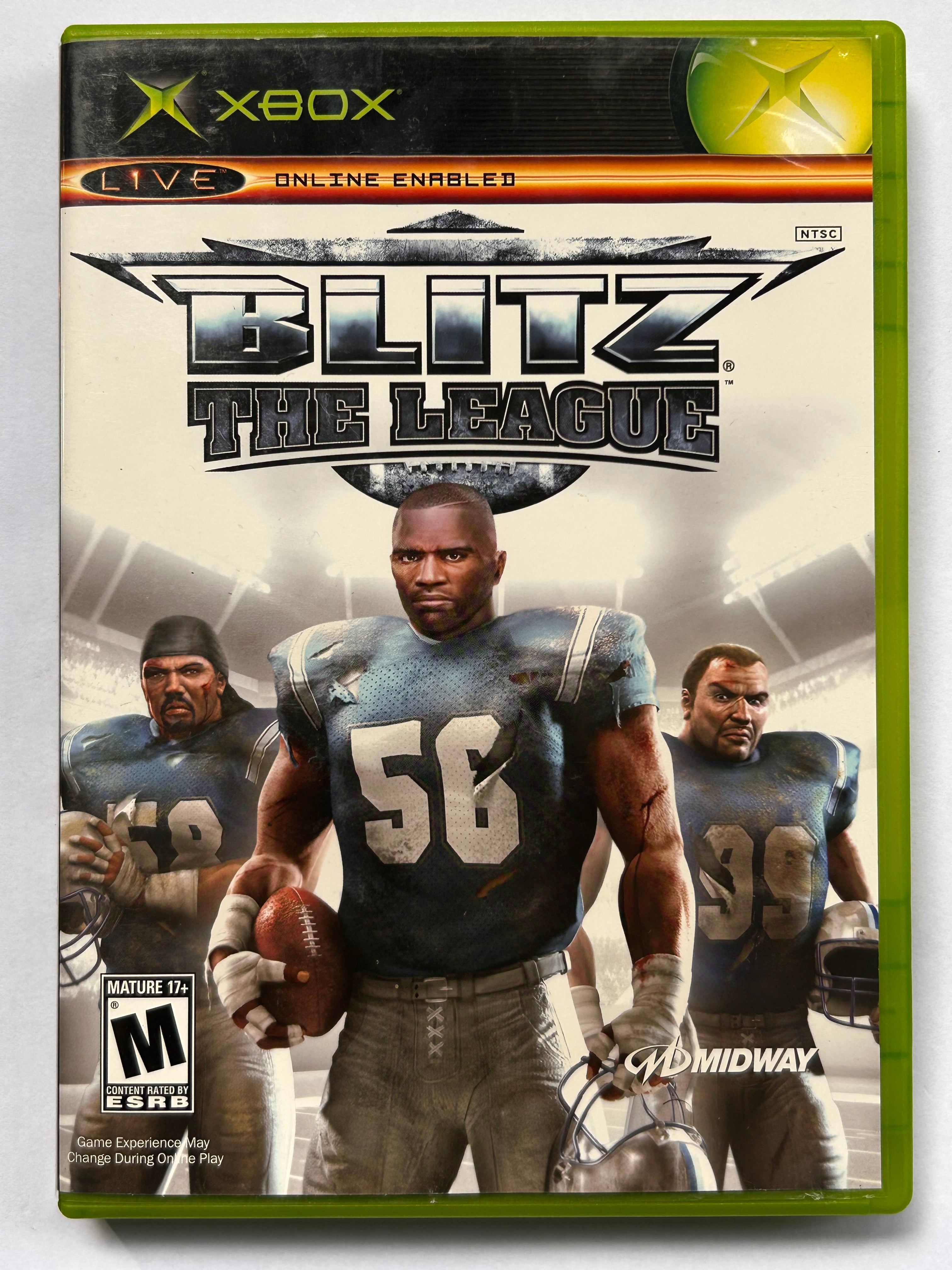Blitz: The League - Xbox Classic - NTSC - Box & Manual – Cuchiwaii