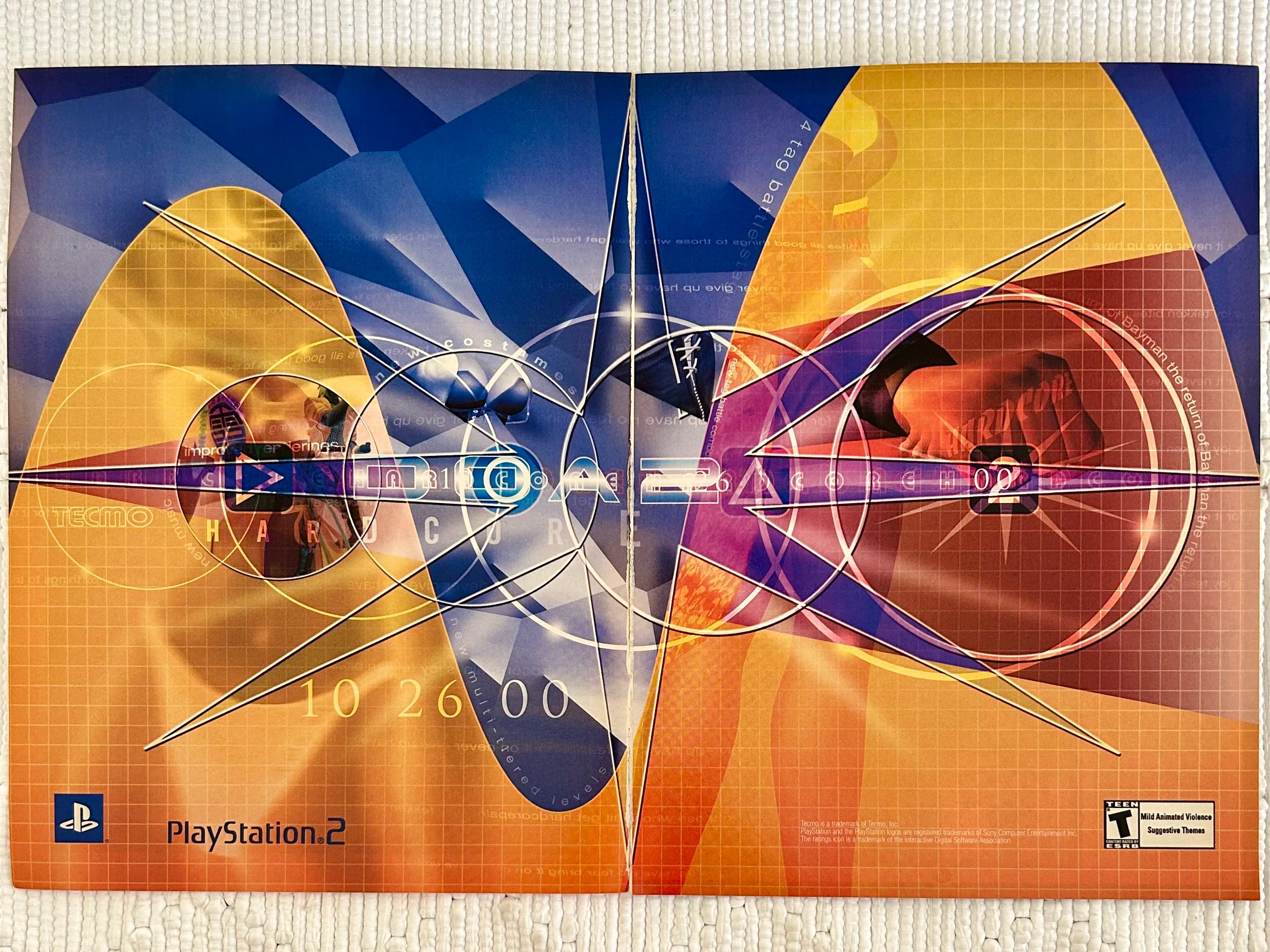 Dead or Alive 2 (DOA2) Hardcore - PS2 - Original Vintage Advertisement ...