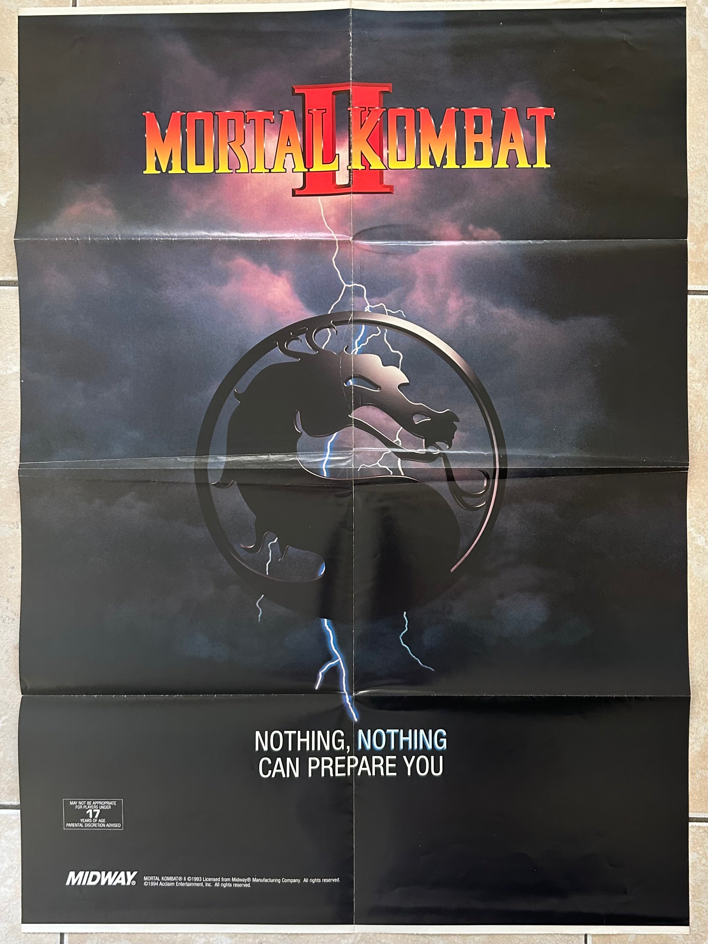 Mortal Kombat II / Maximum Carnage - Vintage Promotional Poster – Cuchiwaii