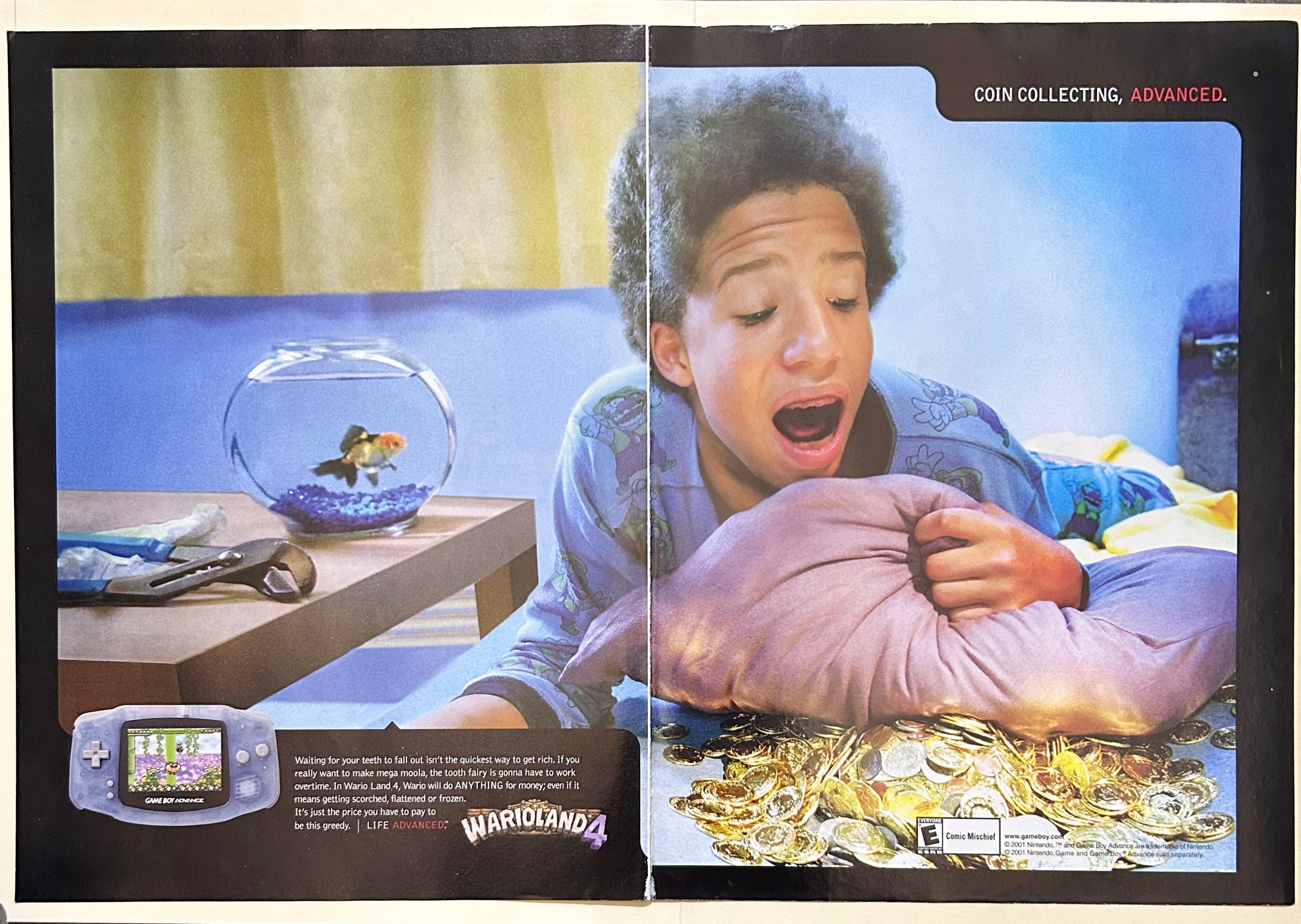Wario Land 4 - GBA - Original Vintage Advertisement - Print Ads - Lami ...