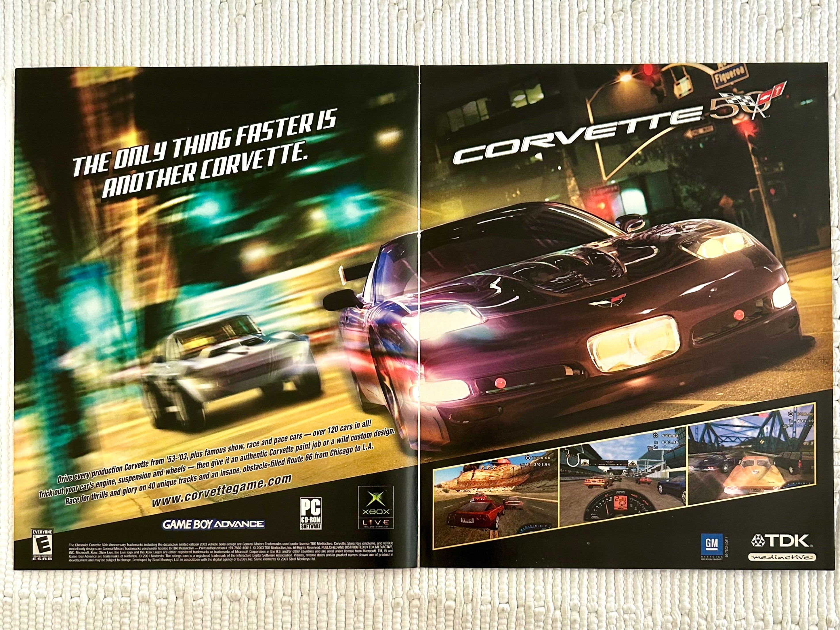 Corvette - Xbox PC GBA - Original Vintage Advertisement - Print Ads ...