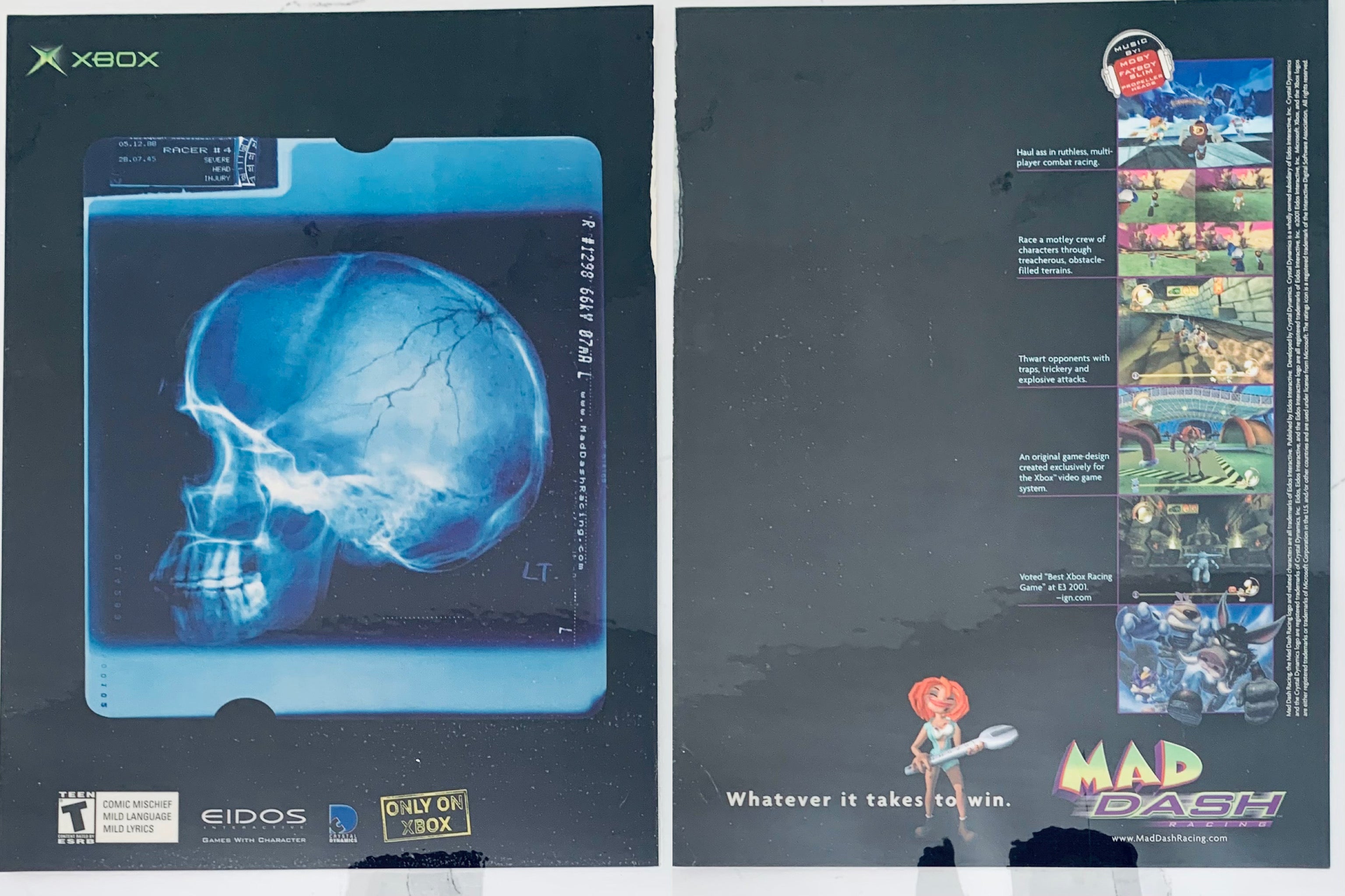 Mad Dash Racing - Xbox - Original Vintage Advertisement - Print Ads ...
