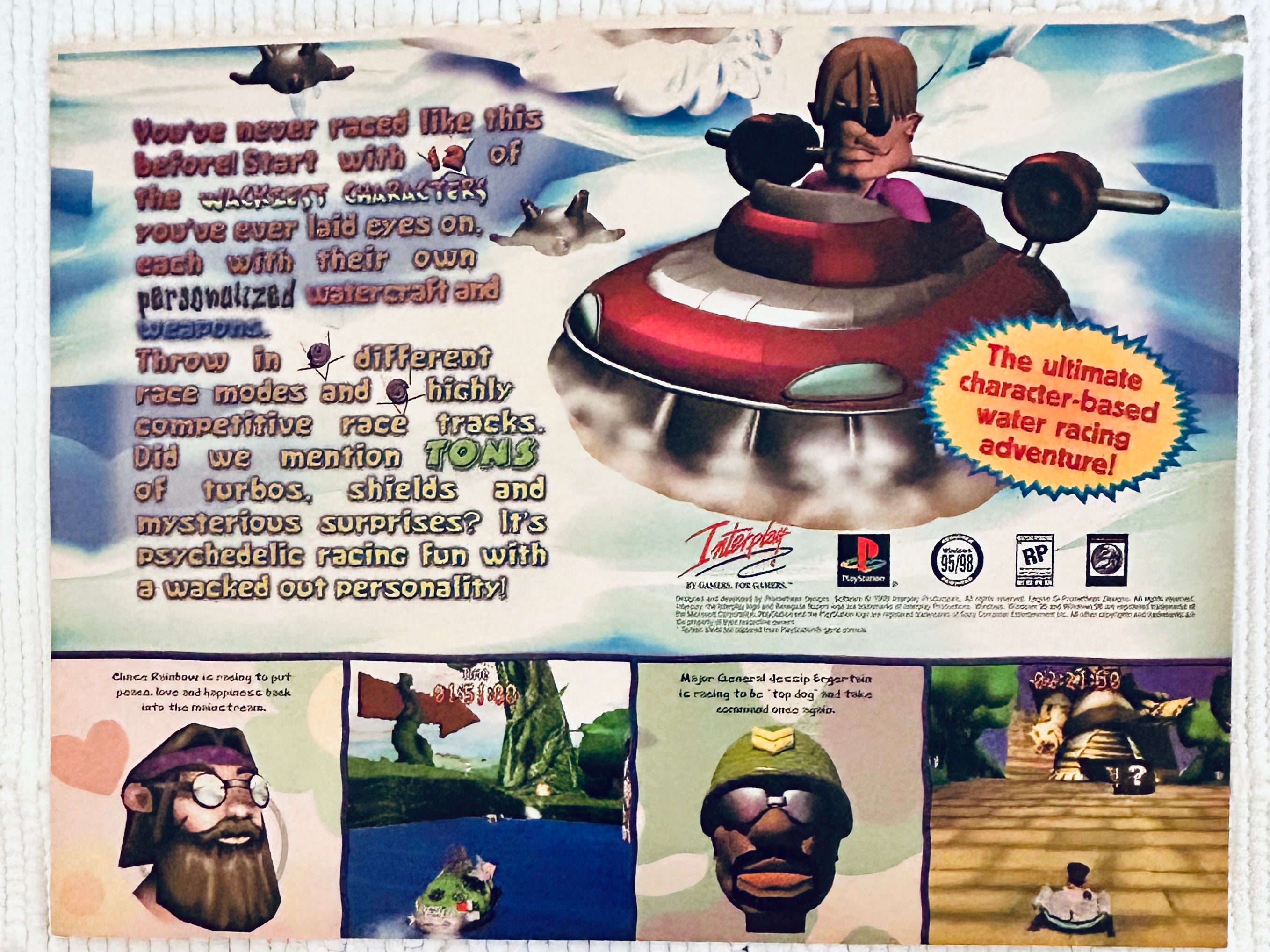 Renegade Racers - PlayStation - Original Vintage Advertisement - Print ...