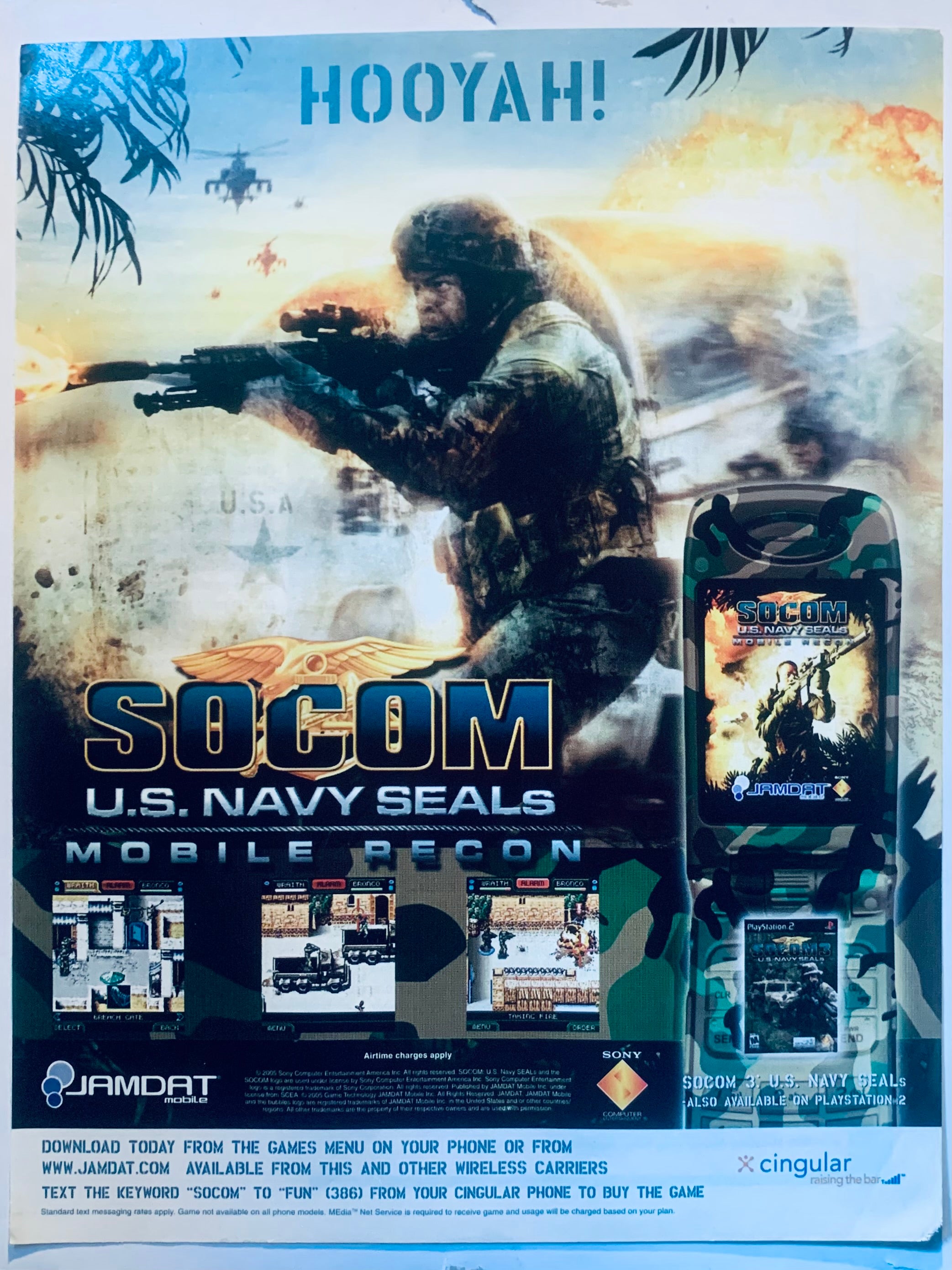 SOCOM U.S. Navy Seals Mobile Recon - Mobile Phone - Original Vintage A ...