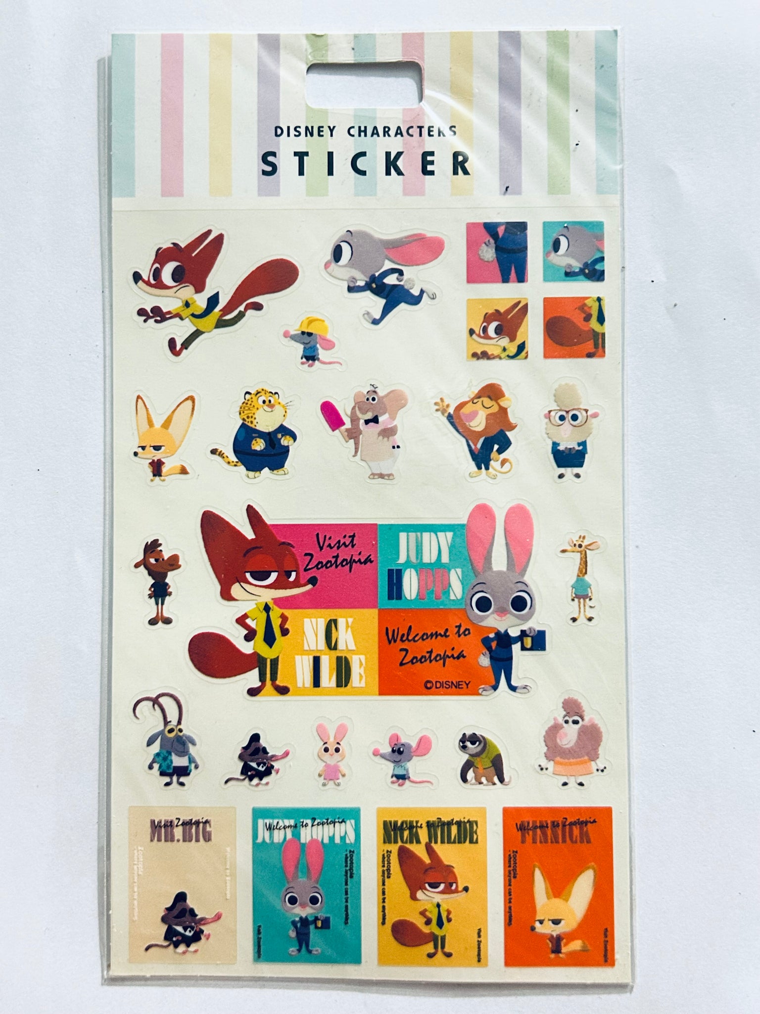 Zootopia Sticker Set - Disney Characters – Cuchiwaii