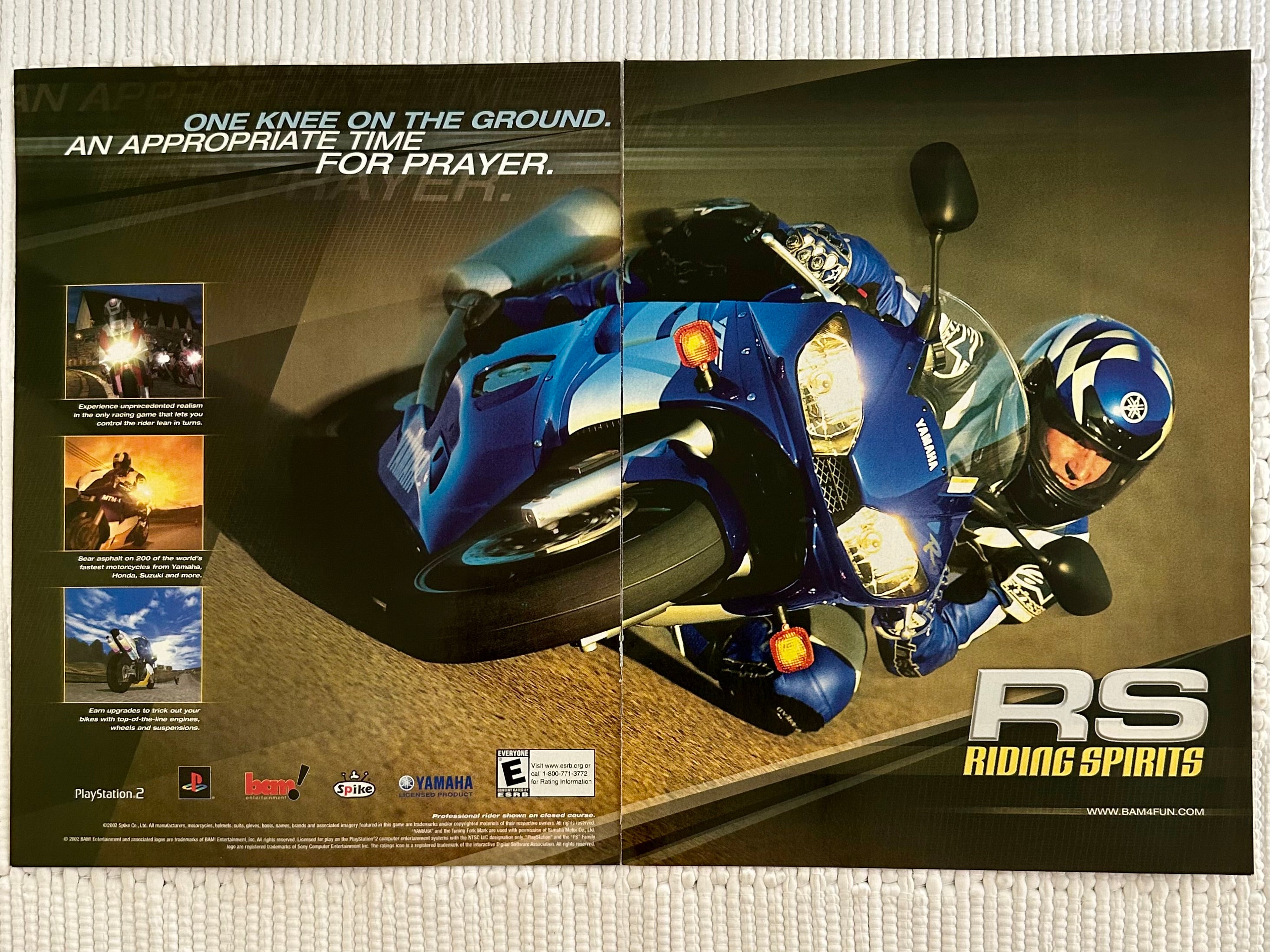 RS: Riding Spirits - PS2 - Original Vintage Advertisement - Print Ads ...