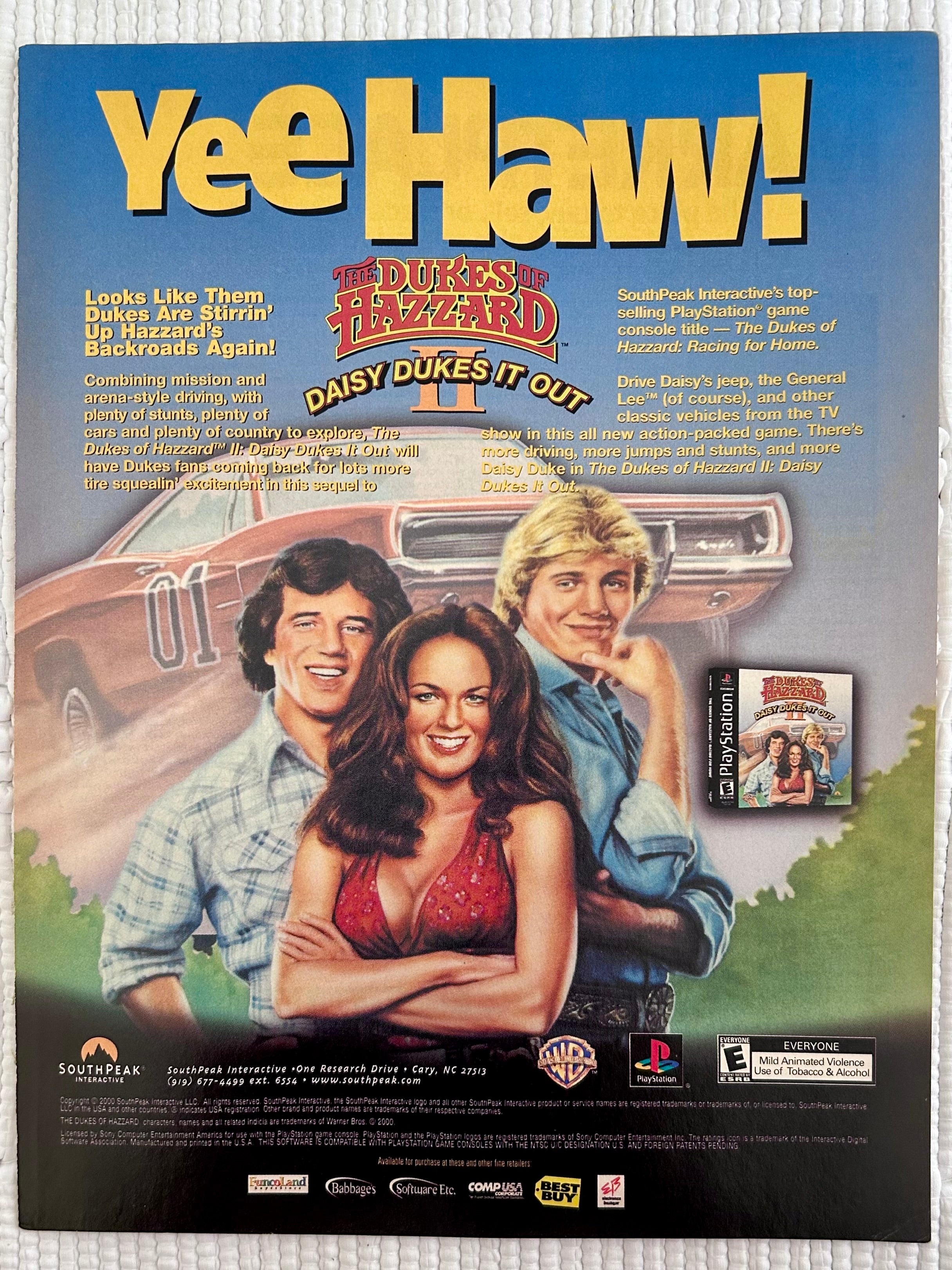 The Dukes of Hazzard II: Daisy Dukes It Out - PlayStation - Original V ...