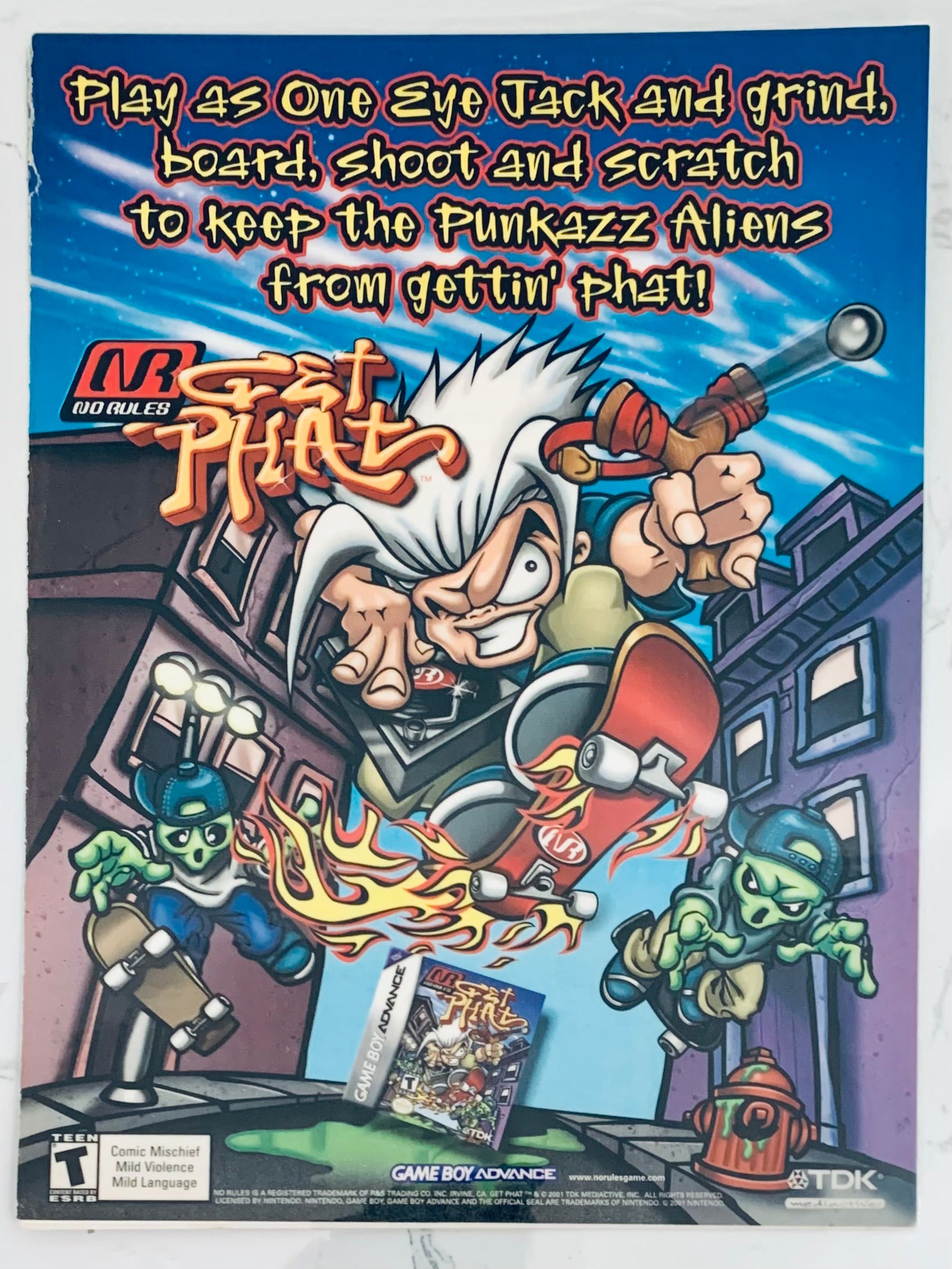 No Rules Get Phat - GBA - Original Vintage Advertisement - Print Ads ...