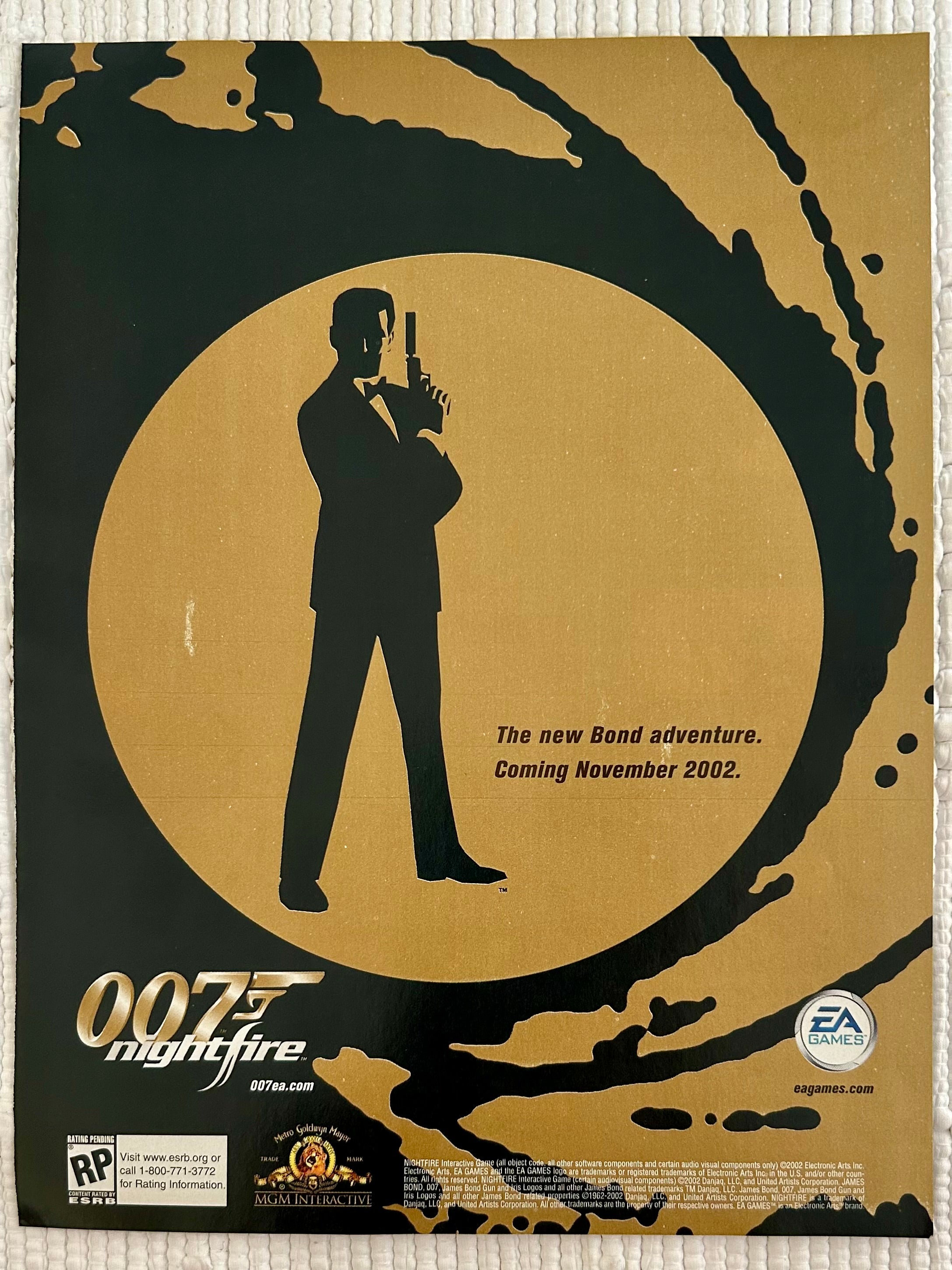 James Bond 007: Nightfire - PS2 NGC Xbox PC - Original Vintage Adverti ...