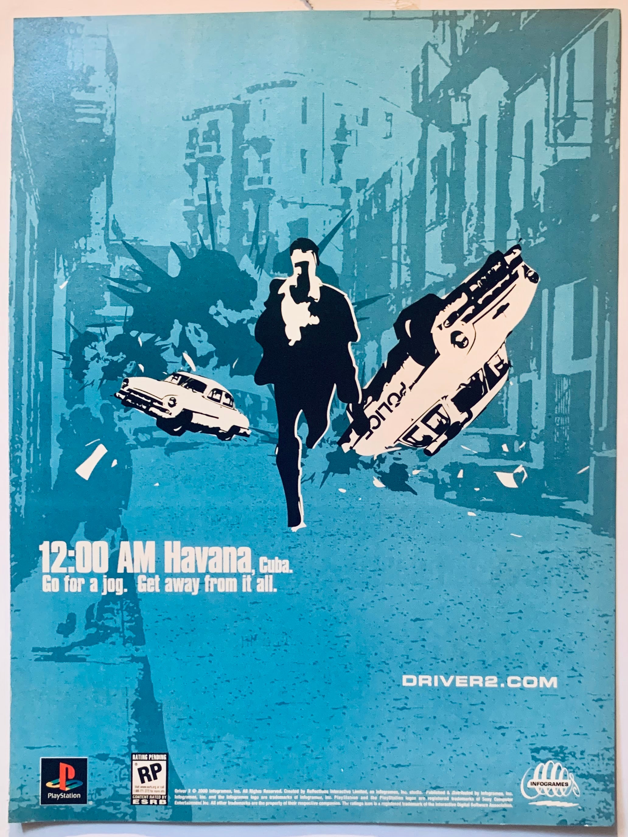 Driver 2 - PlayStation - Original Vintage Advertisement - Print Ads ...