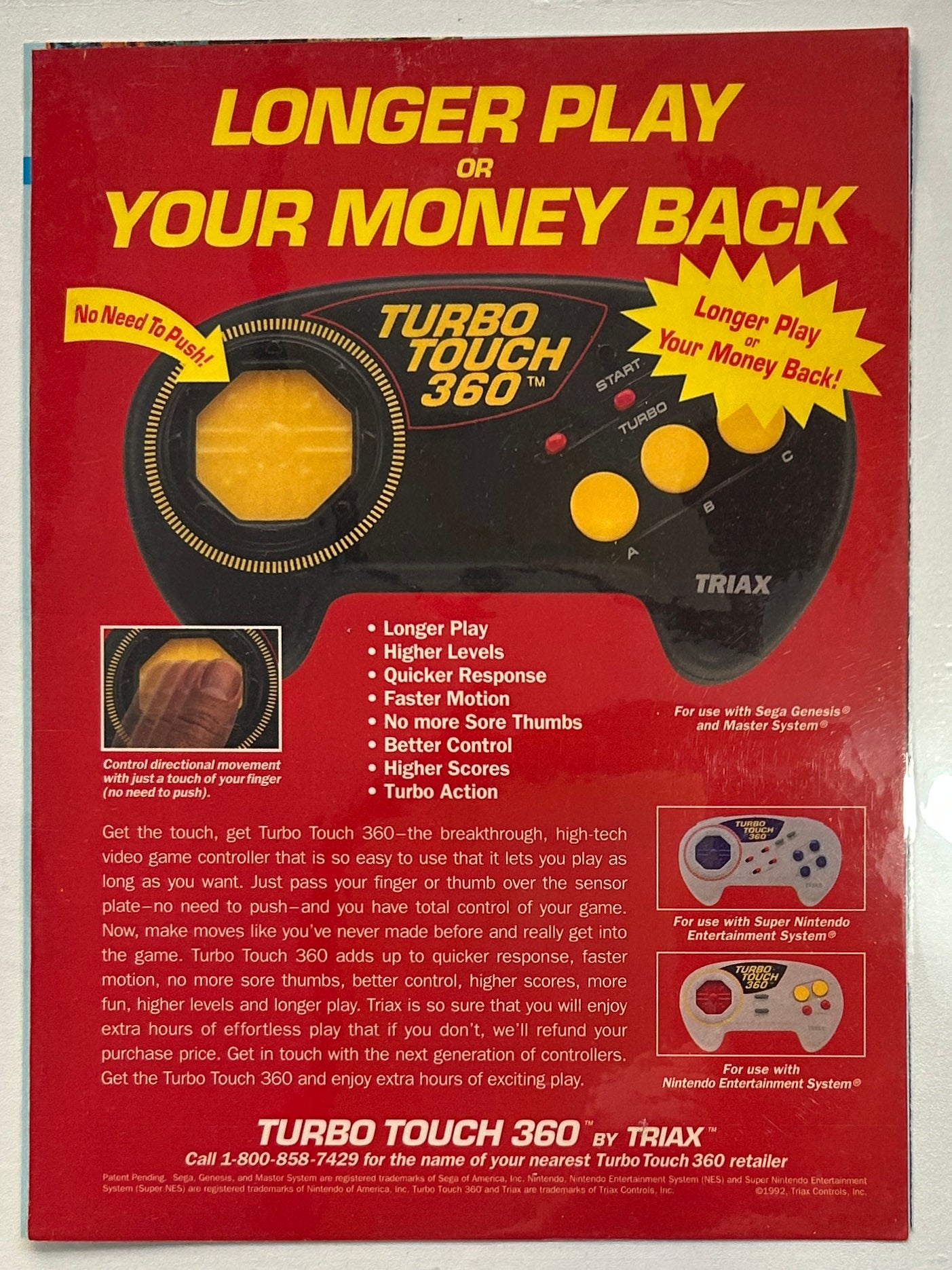 Turbo Touch 360 - Genesis - Print Ads - Laminated A4 Poster – Cuchiwaii