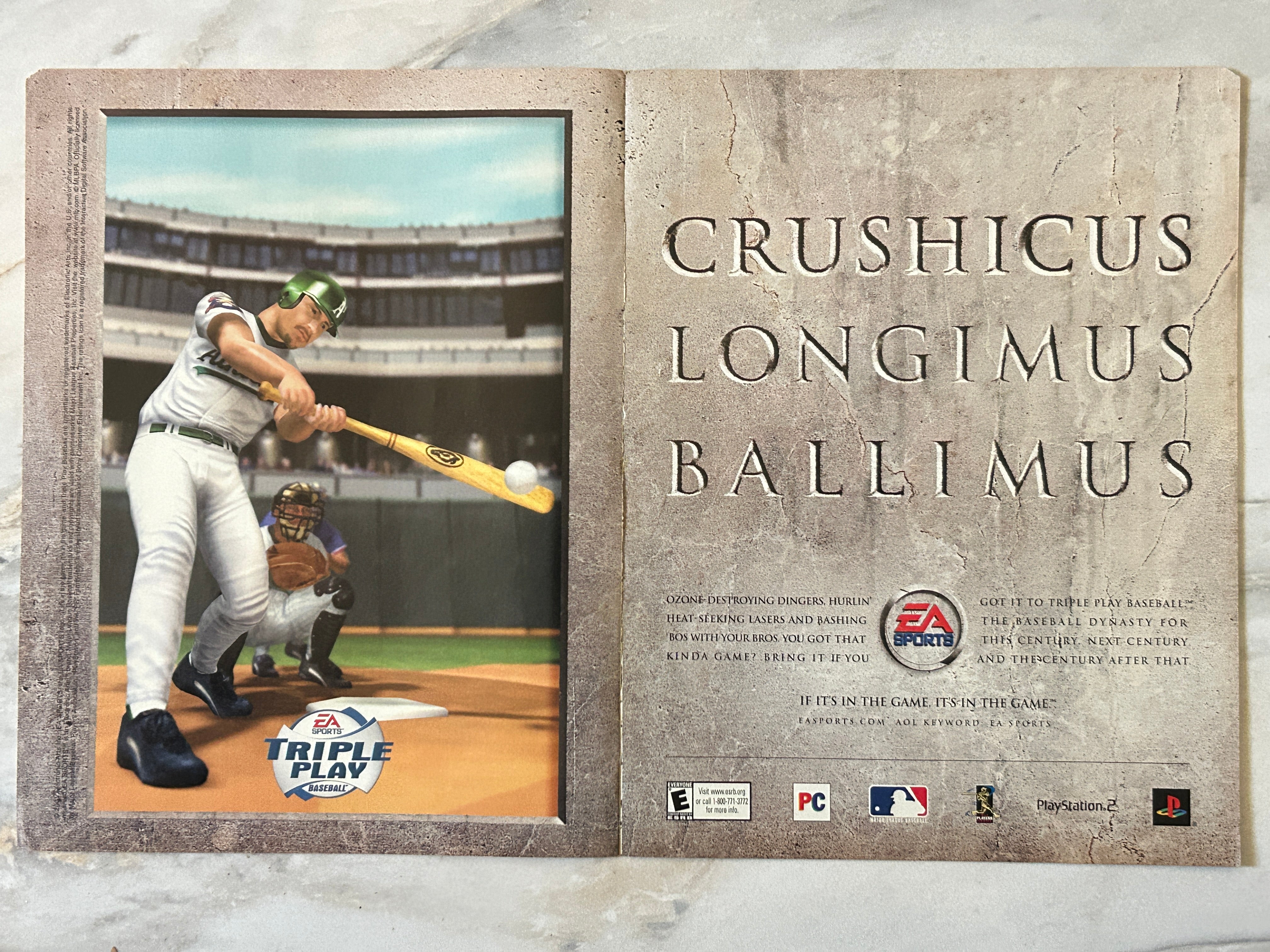 Triple Play Baseball - PS1 PS2 PC - Original Vintage Advertisement - P ...