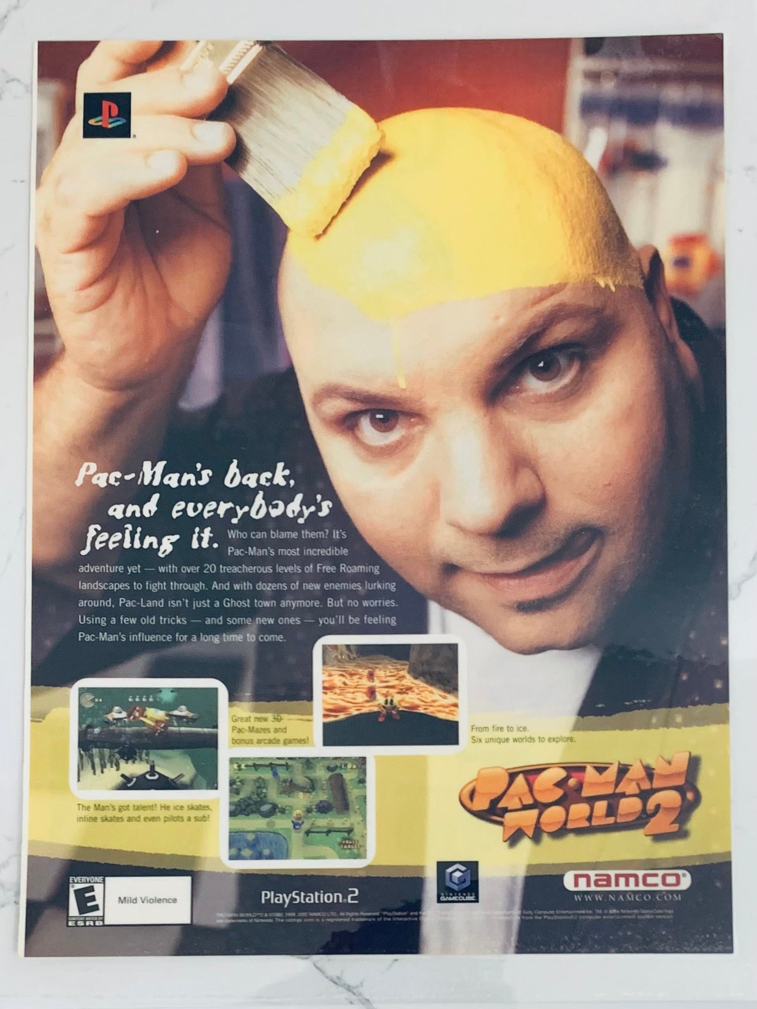 Pac-Man World 2 - PS2 NGC - Original Vintage Advertisement - Print Ads ...