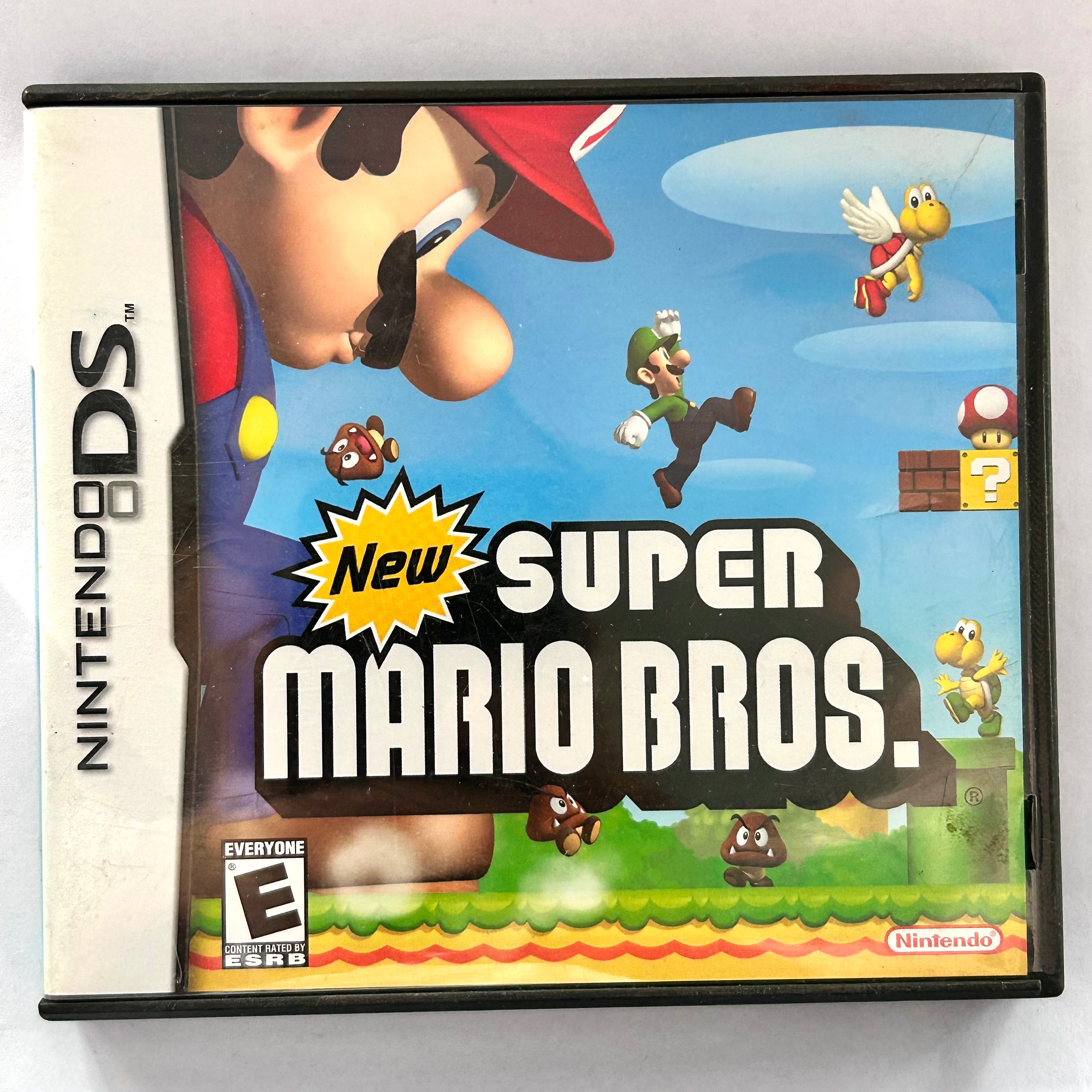New Super Mario Bros. - Nintendo DS / DSLite DSi XL - NTSC - Box & Man ...
