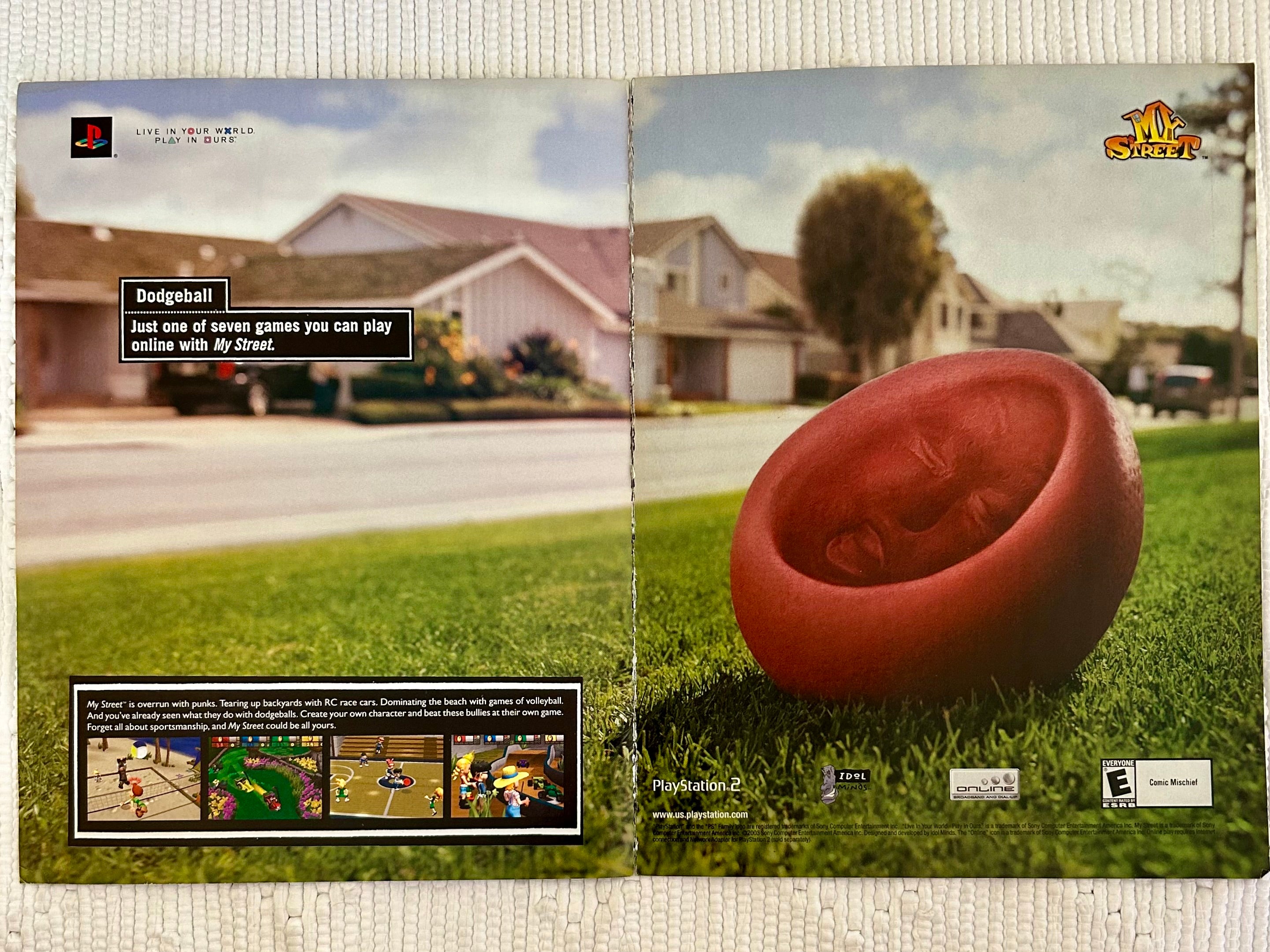 My Street - PS2 - Original Vintage Advertisement - Print Ads - Laminat ...