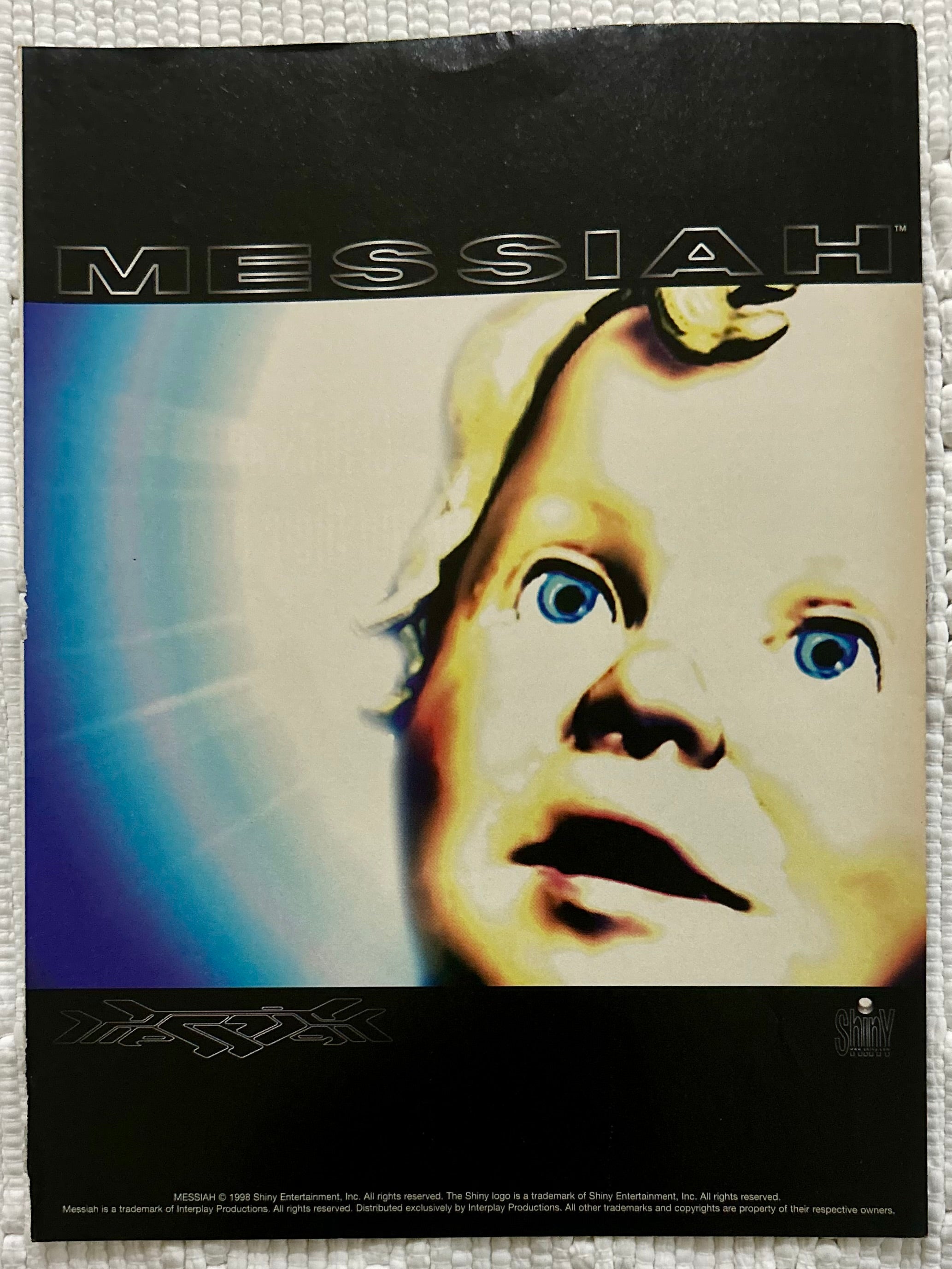 Messiah - PC - Original Vintage Advertisement - Print Ads - Laminated ...