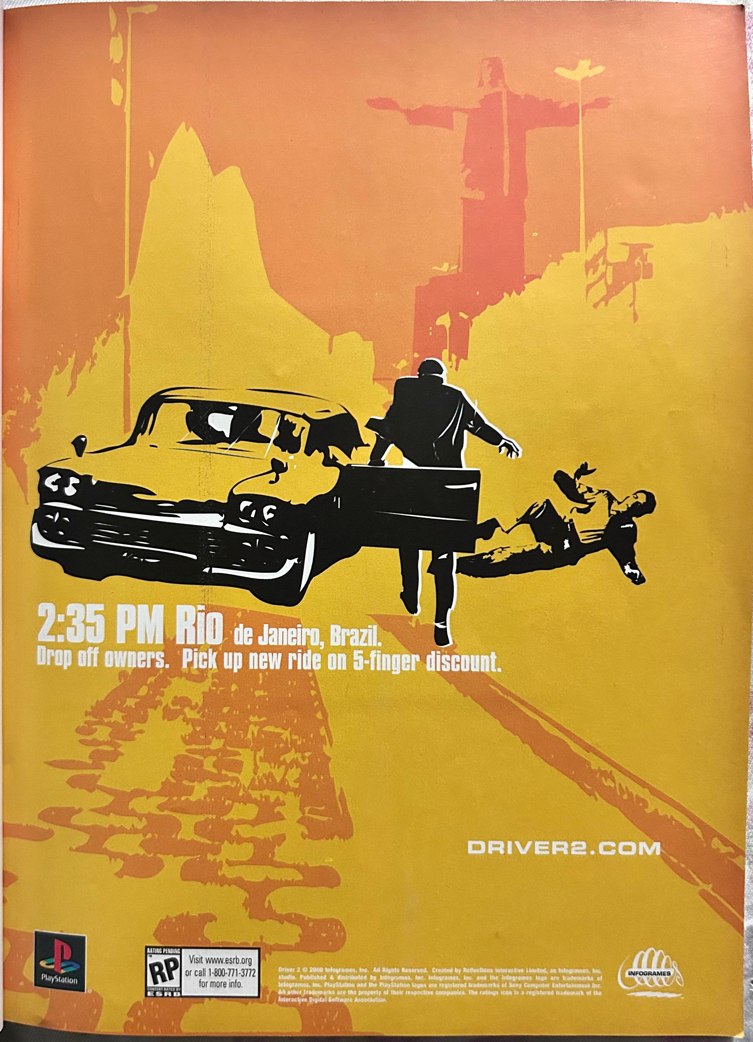 Driver 2 - PlayStation - Original Vintage Advertisement - Print Ads ...
