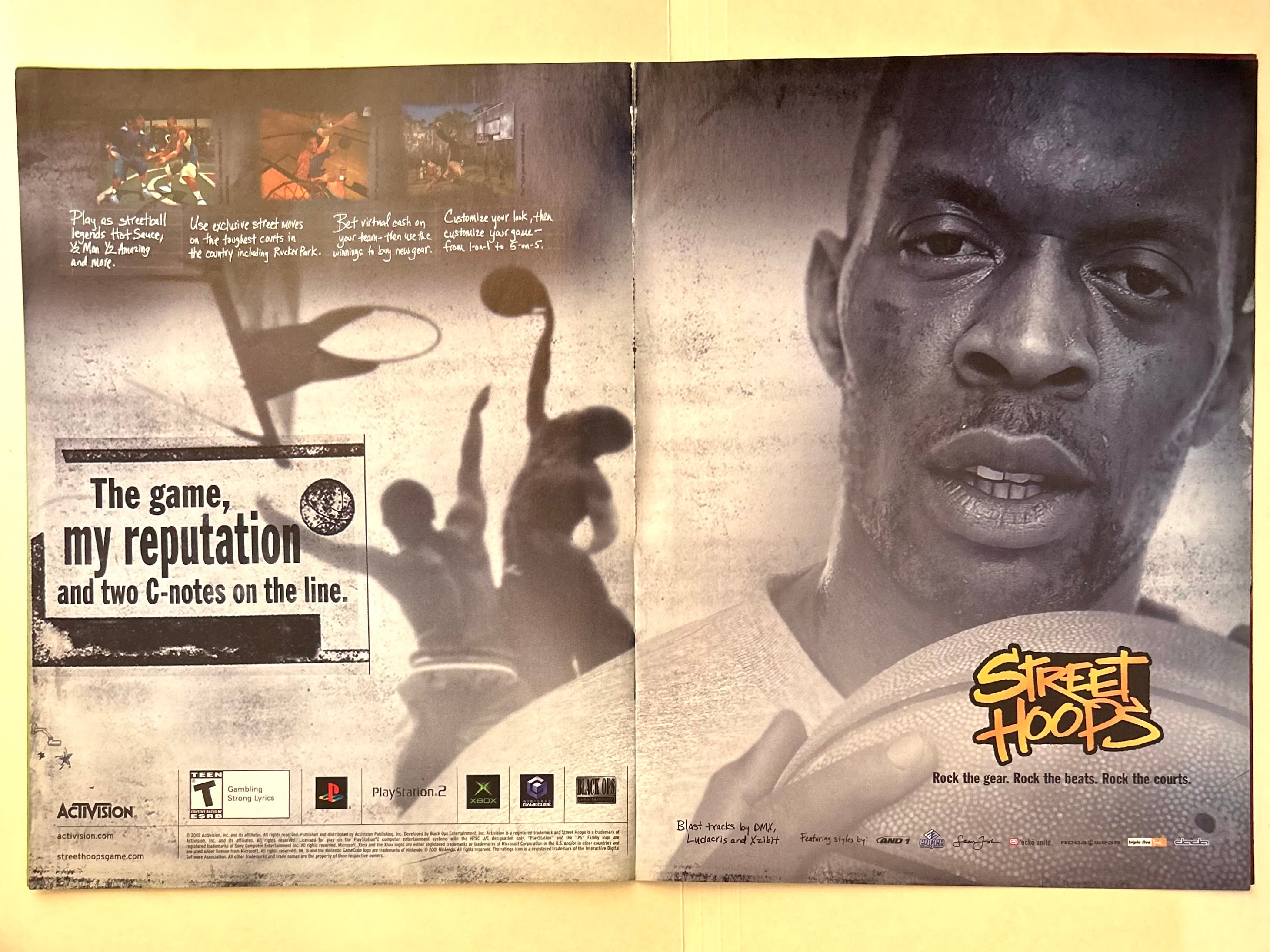 Street Hoops - PS2 Xbox NGC - Original Vintage Advertisement - Print A ...