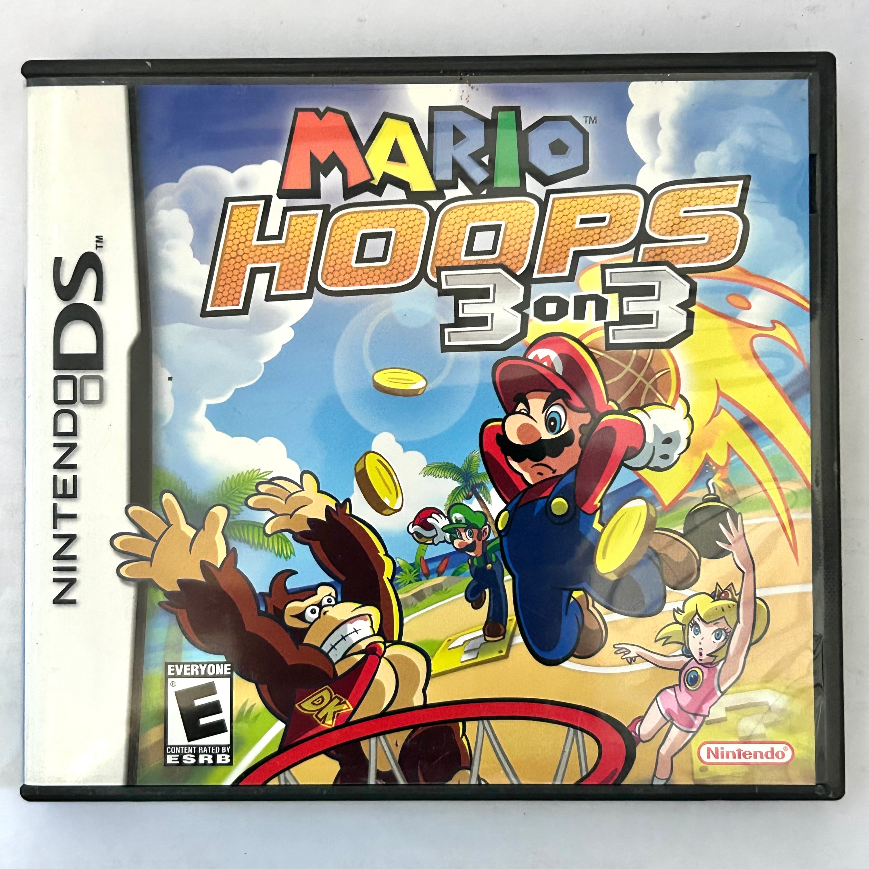 Mario Hoops: 3 on 3 - Nintendo DS / DSLite DSi XL - NTSC - Box & Manua ...