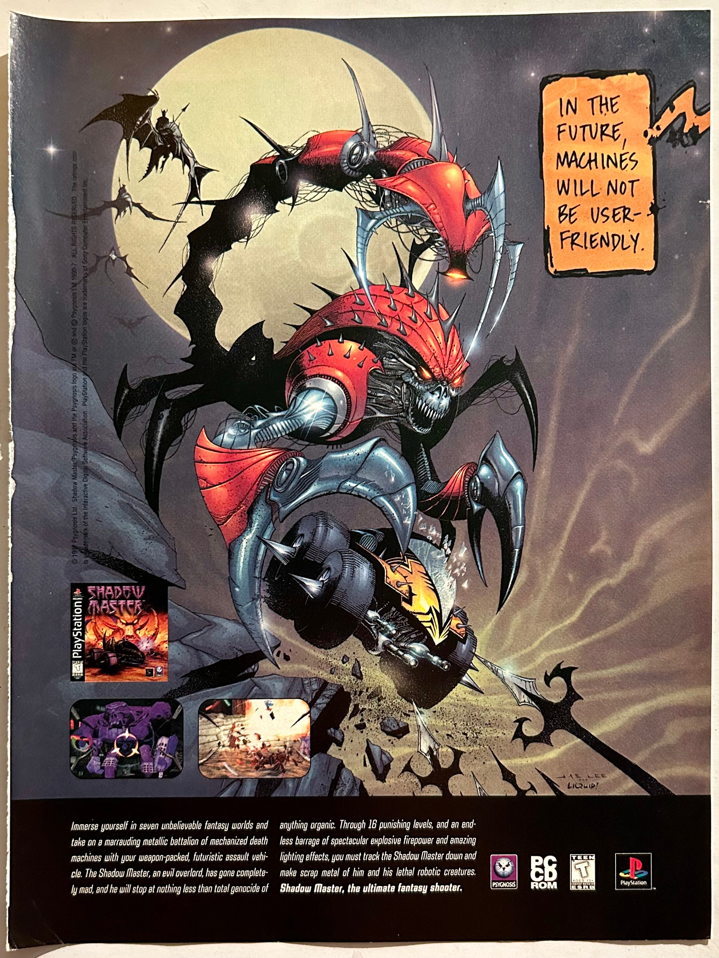 Shadow Master - PlayStation PC - Original Vintage Advertisement - Prin ...