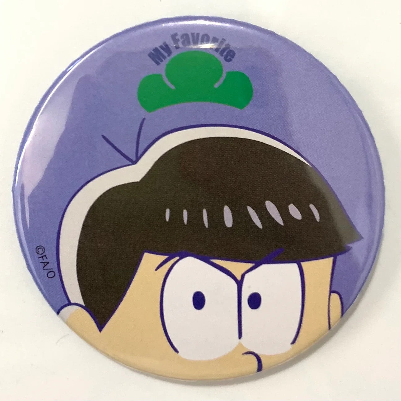 Osomatsu-san - Matsuno Karamatsu - Can Badge (Half Face) – Cuchiwaii