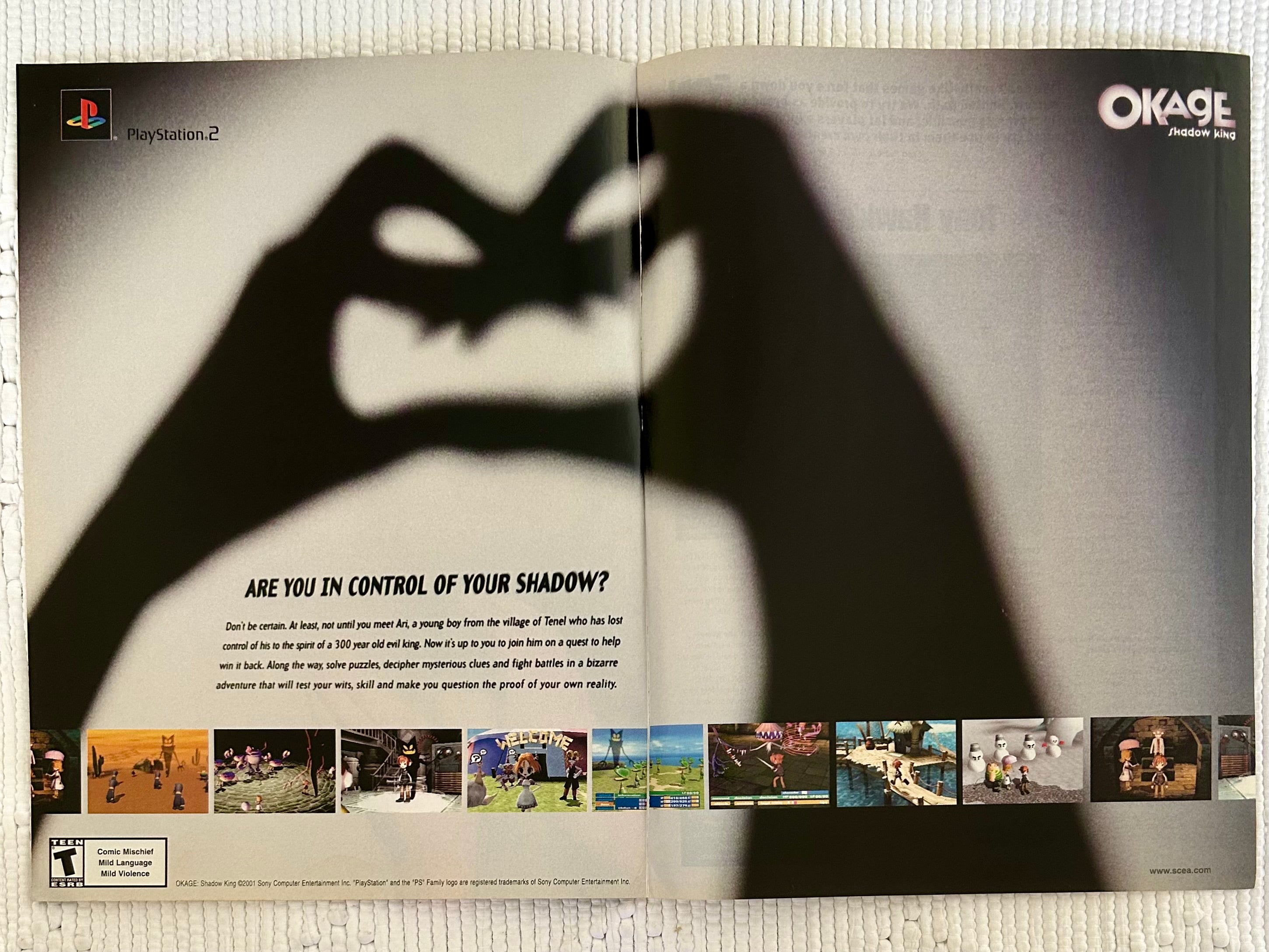 Okage: Shadow King - PS2 - Original Vintage Advertisement - Print Ads ...