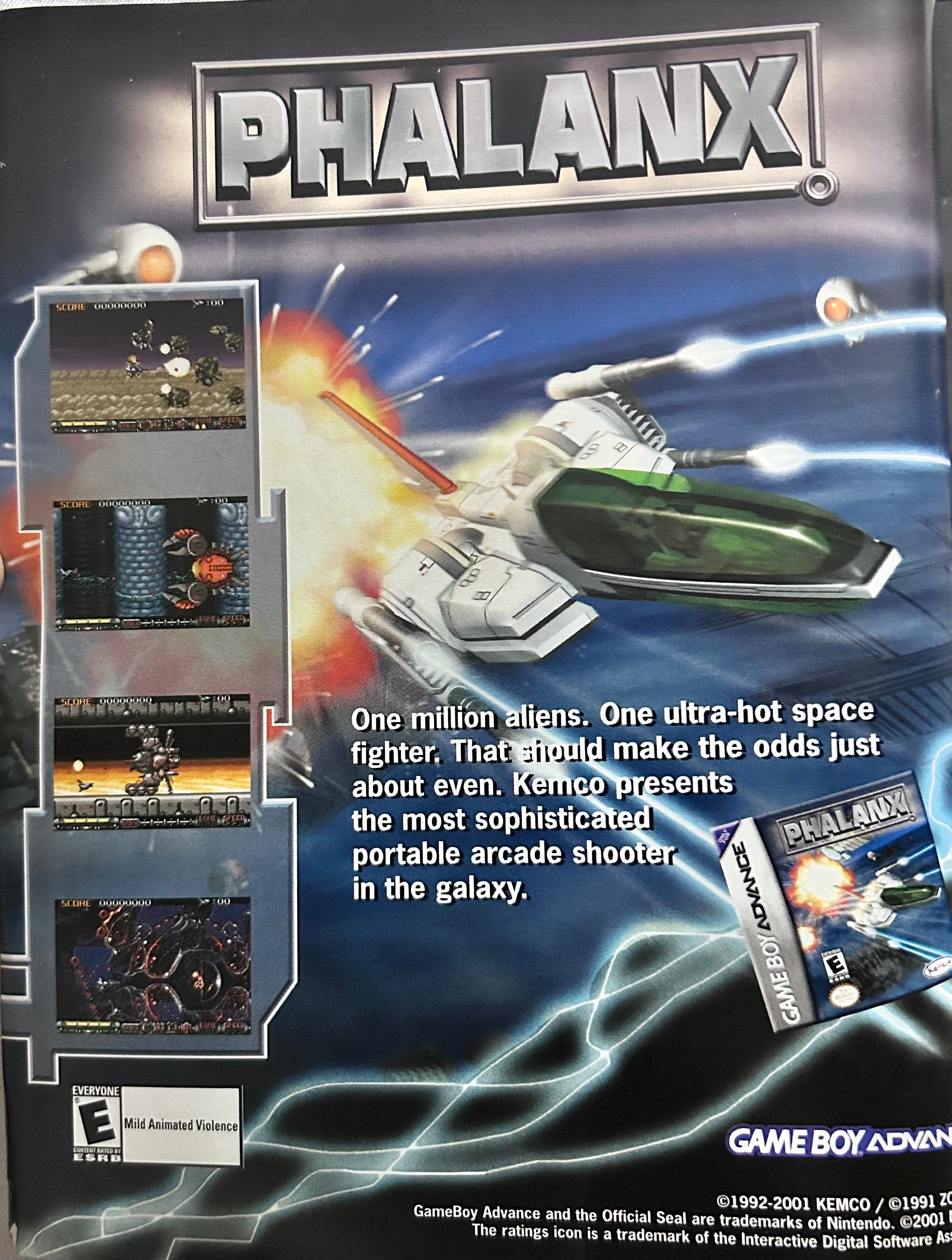 Phalanx - GBA - Original Vintage Advertisement - Print Ads - Laminated ...