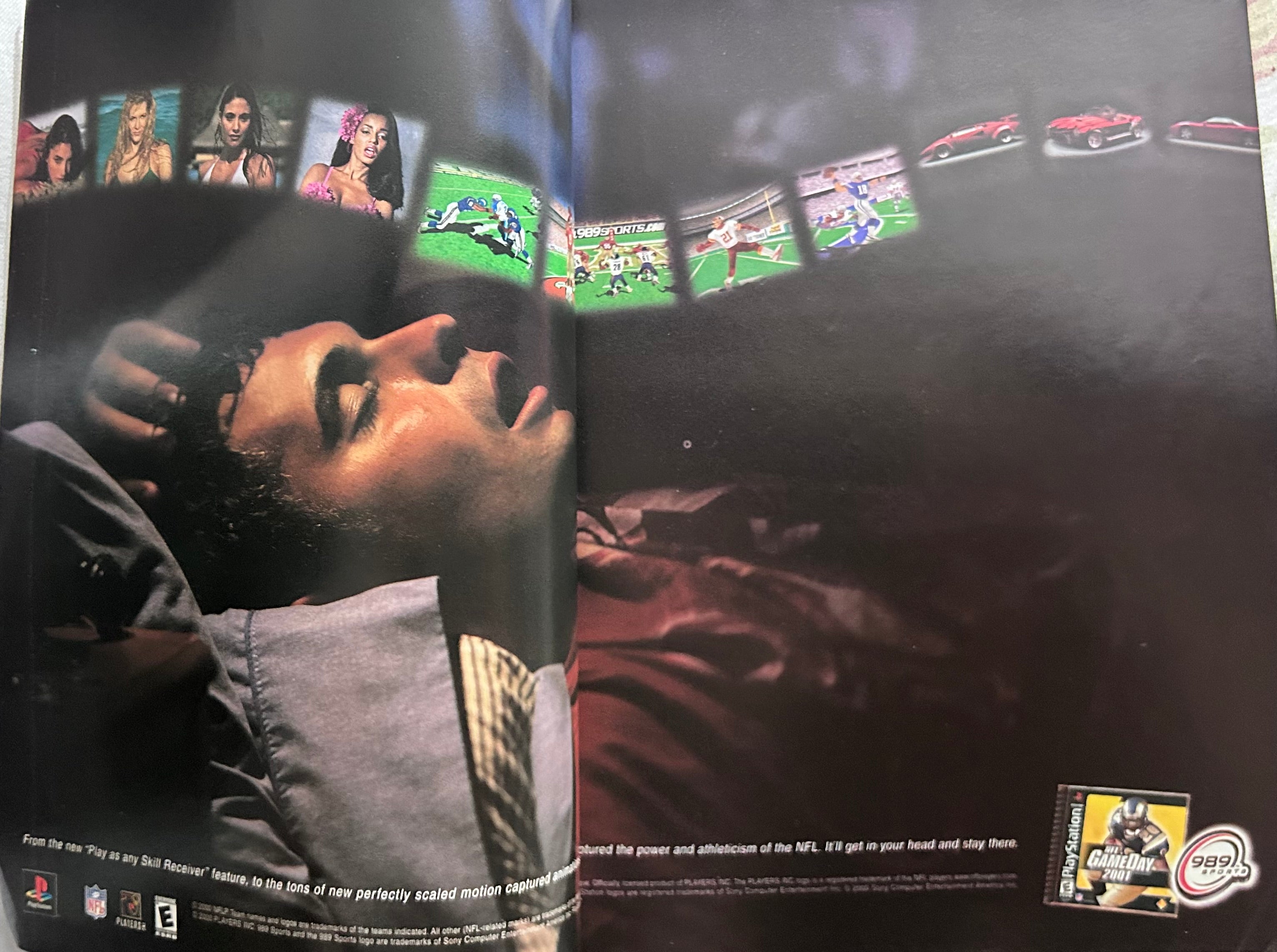 NFL Gameday 2001 - PlayStation - Original Vintage Advertisement - Prin ...